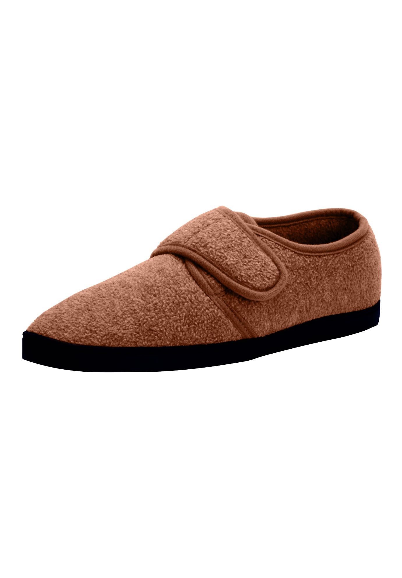 KingSize Men's Adjustable Fleece Slippers - Walmart.com