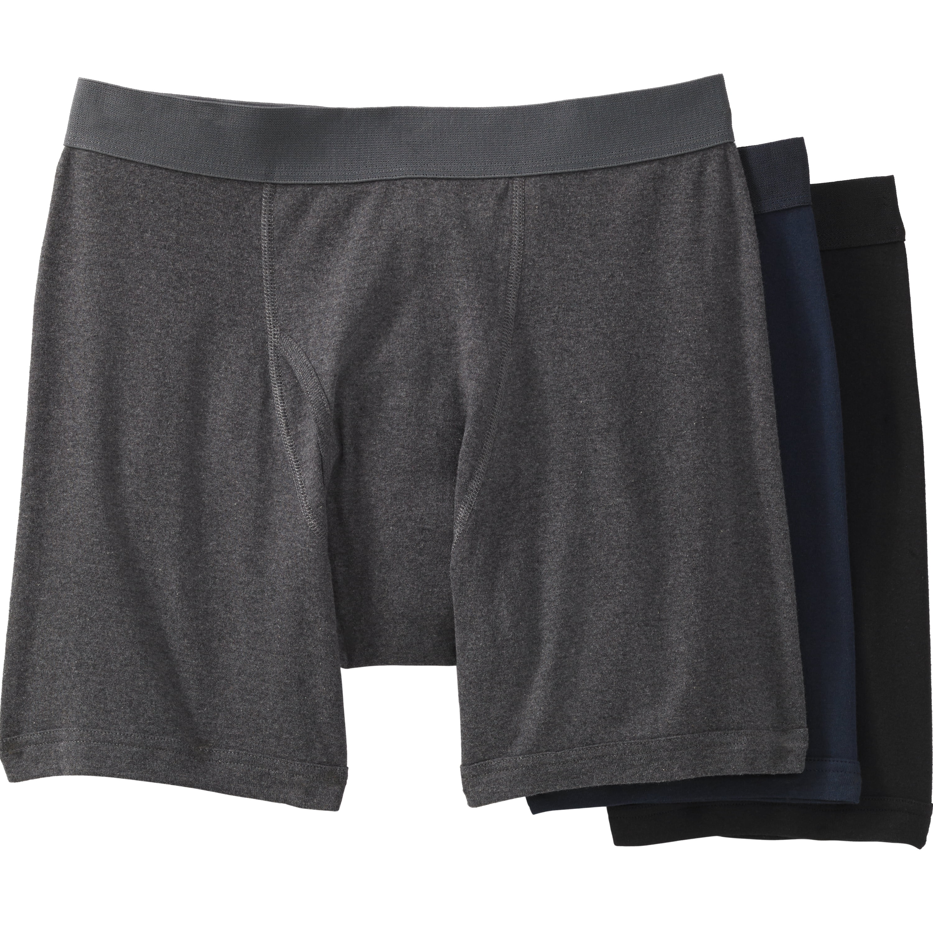 KingSize Men's Big & Tall 4XL Cotton Boxer Briefs 3-Pack, Relaxed Fit ...