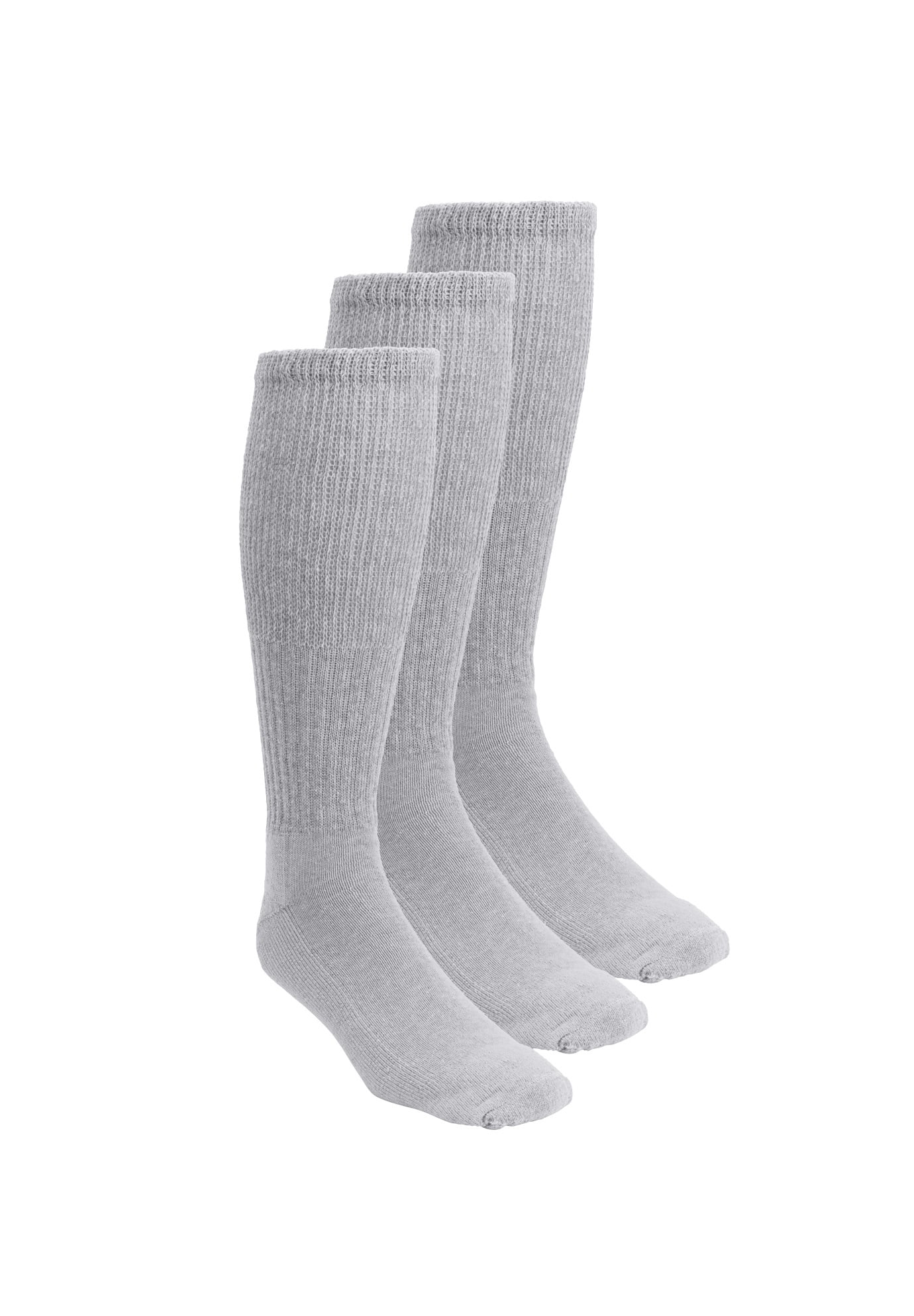 KingSize Men's Diabetic Over-The-Calf Extra Wide Socks 3-Pack - Walmart.com