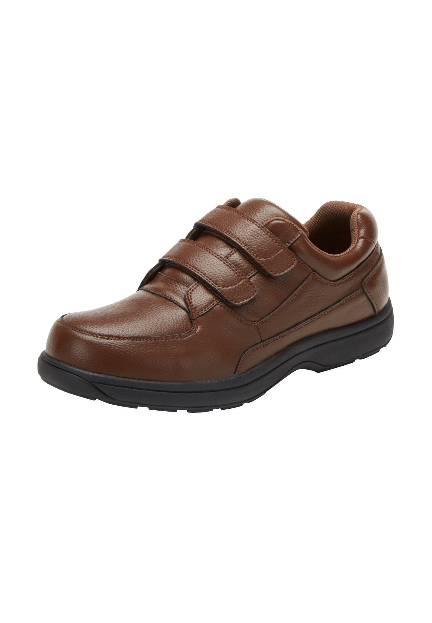 KingSize Men's Big & Tall Comfort Walking Shoe with Double Adjustable Strap and Removable Memory ...