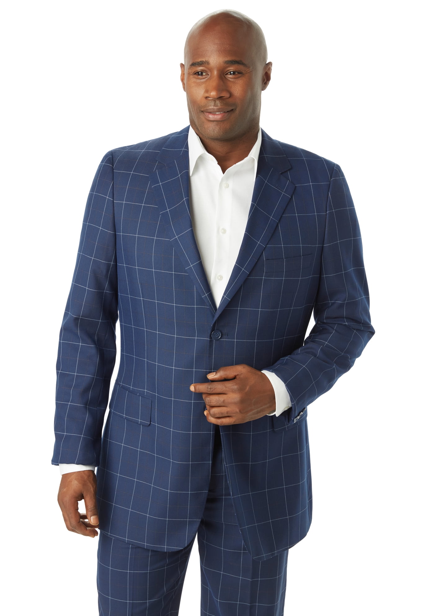 KingSize Men's Big & Tall Easy Movement Two-Button Jacket - Walmart.com