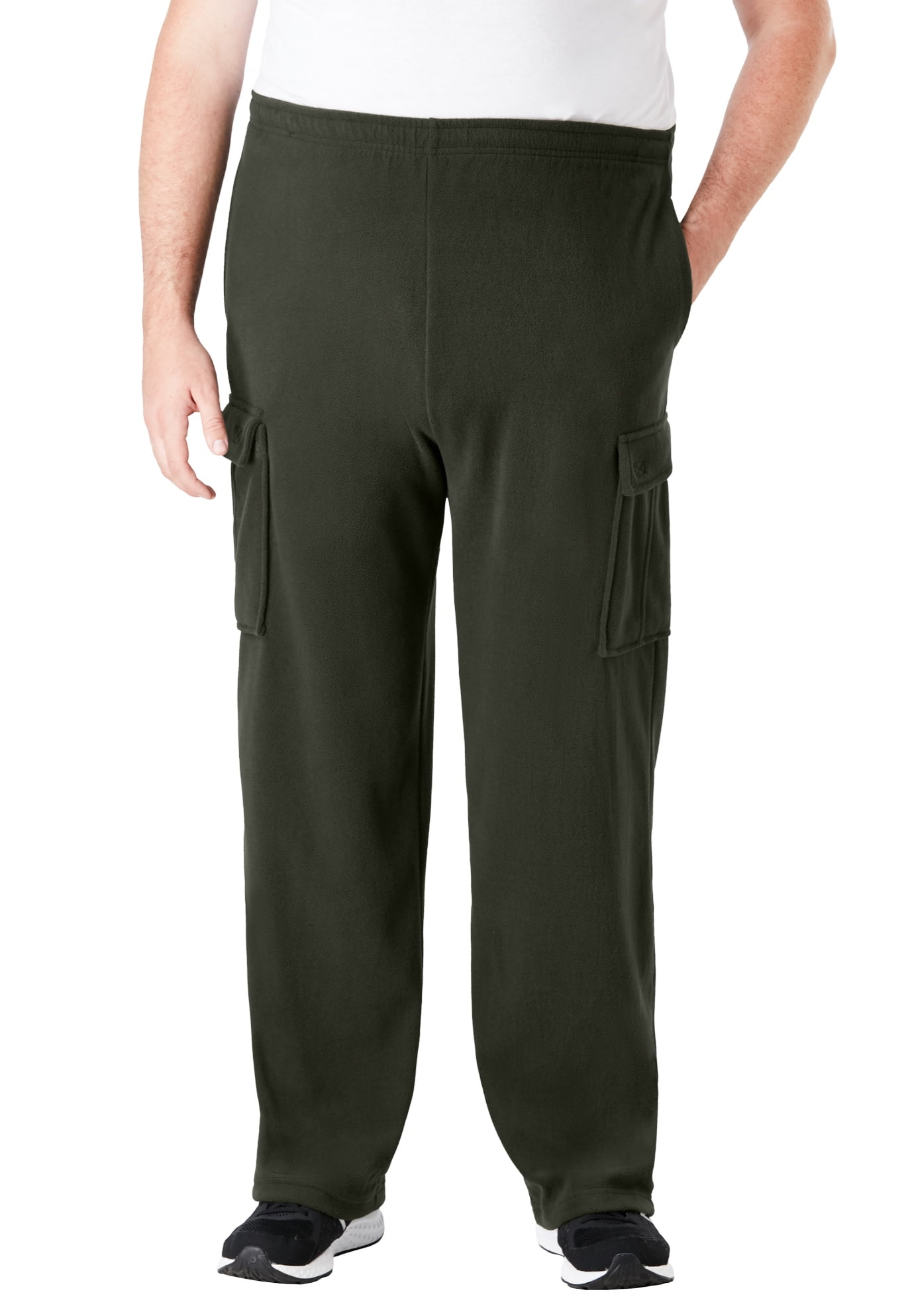 KingSize Men's Big & Tall Explorer Plush Fleece Cargo Pants - Walmart.com