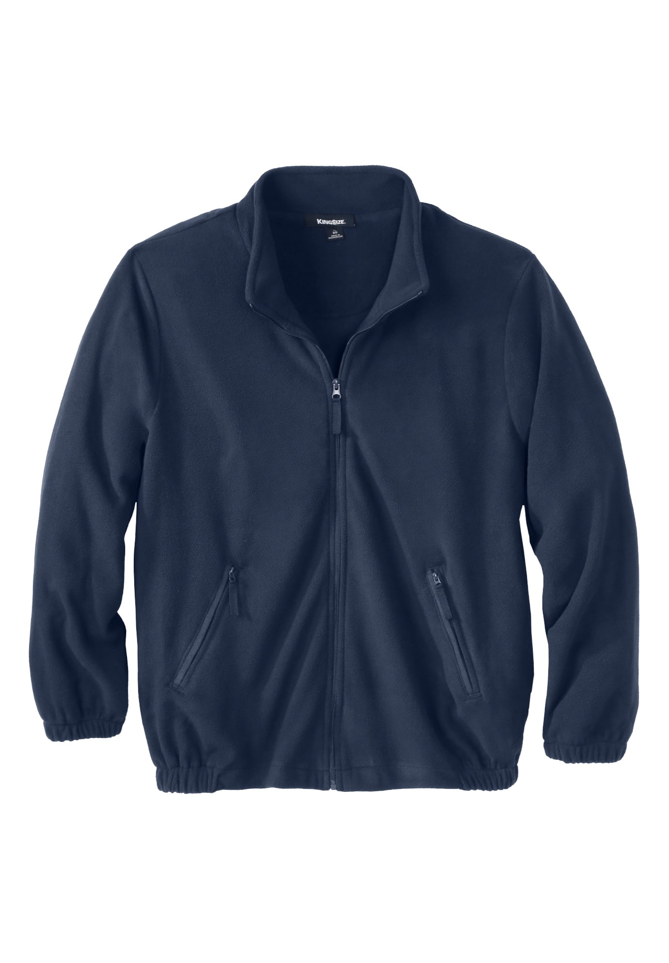 KingSize Men's Big & Tall Explorer Plush Fleece Full-Zip Jacket ...