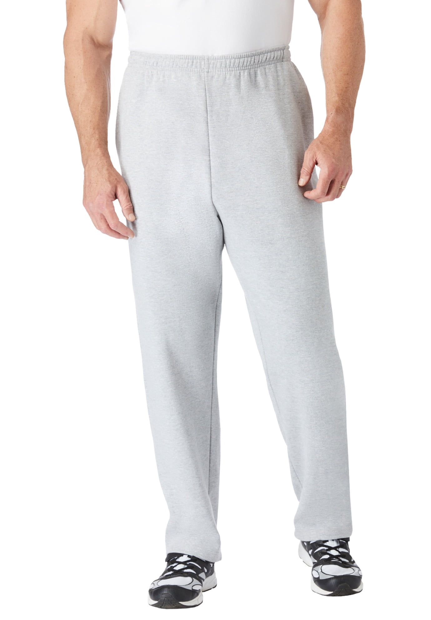 KingSize Men's Big & Tall Fleece Open-Bottom Sweatpants - Walmart.com