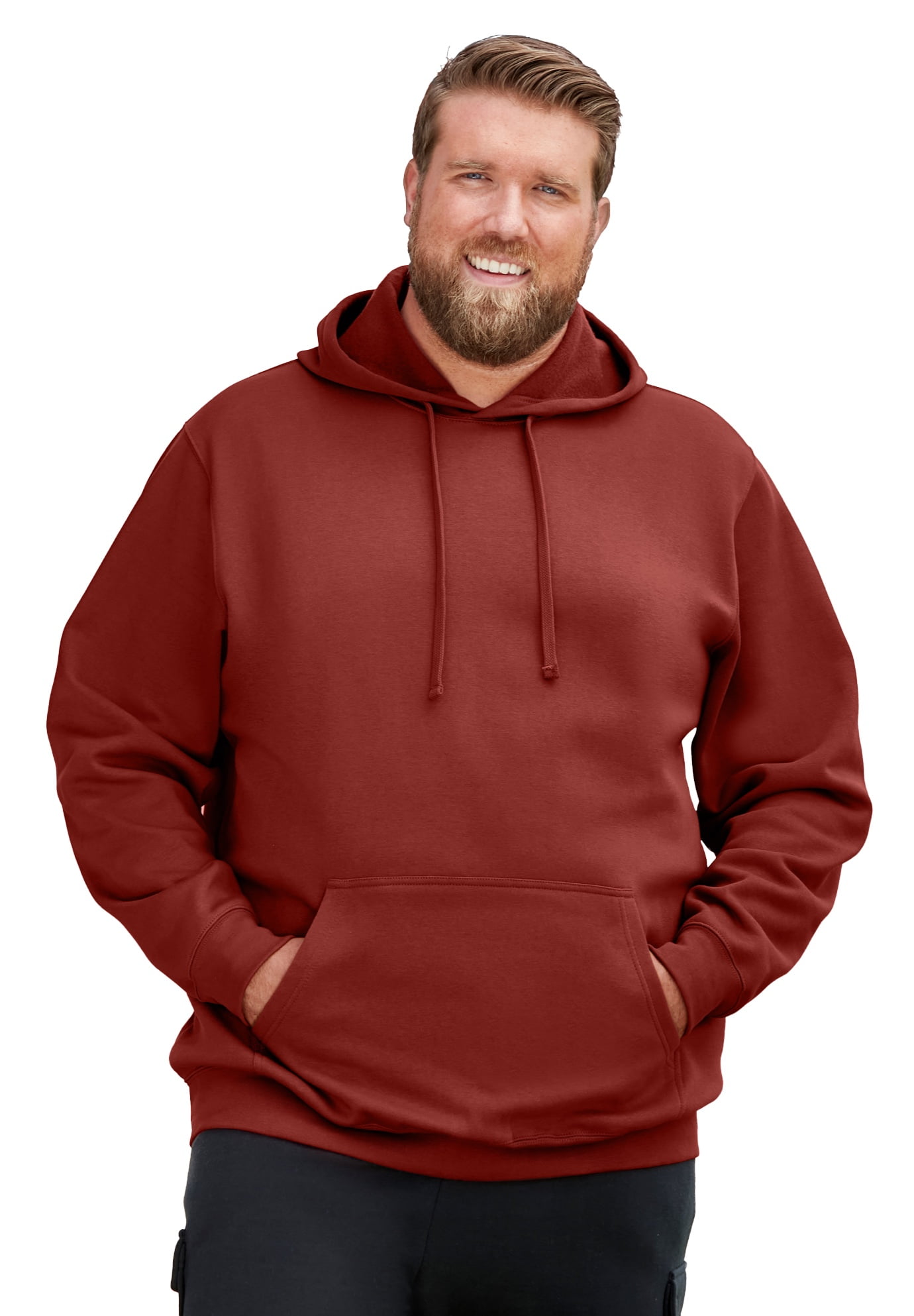 KingSize Men's Big & Tall Fleece Pullover Hoodie - Walmart.com