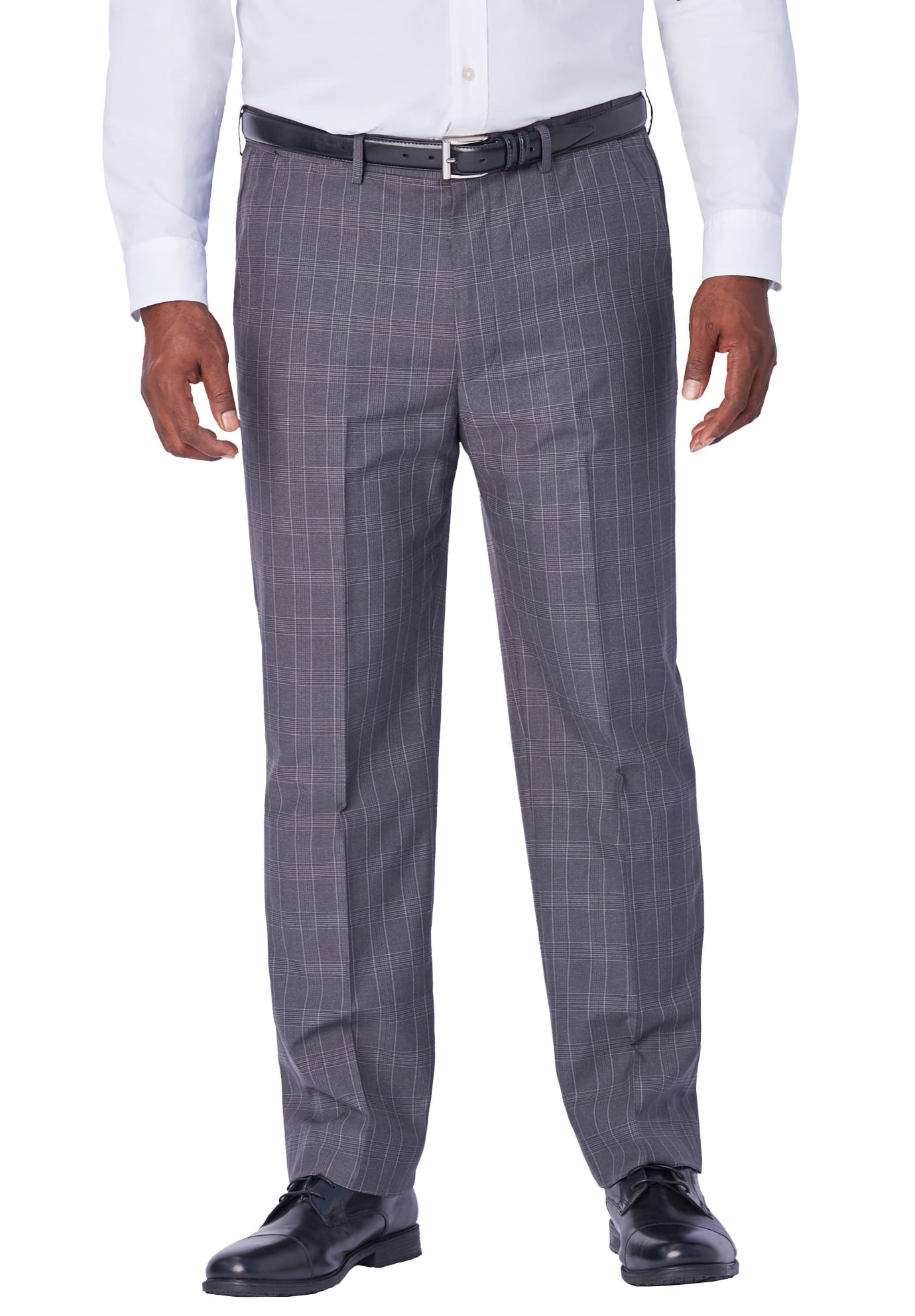 KingSize Men's Big & Tall Easy Movement Expandable Waist Dress Pants ...