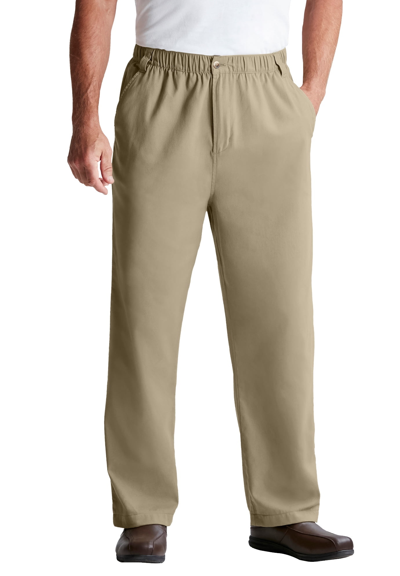 KingSize Men's Big & Tall Knockarounds Full-Elastic Waist Pants ...