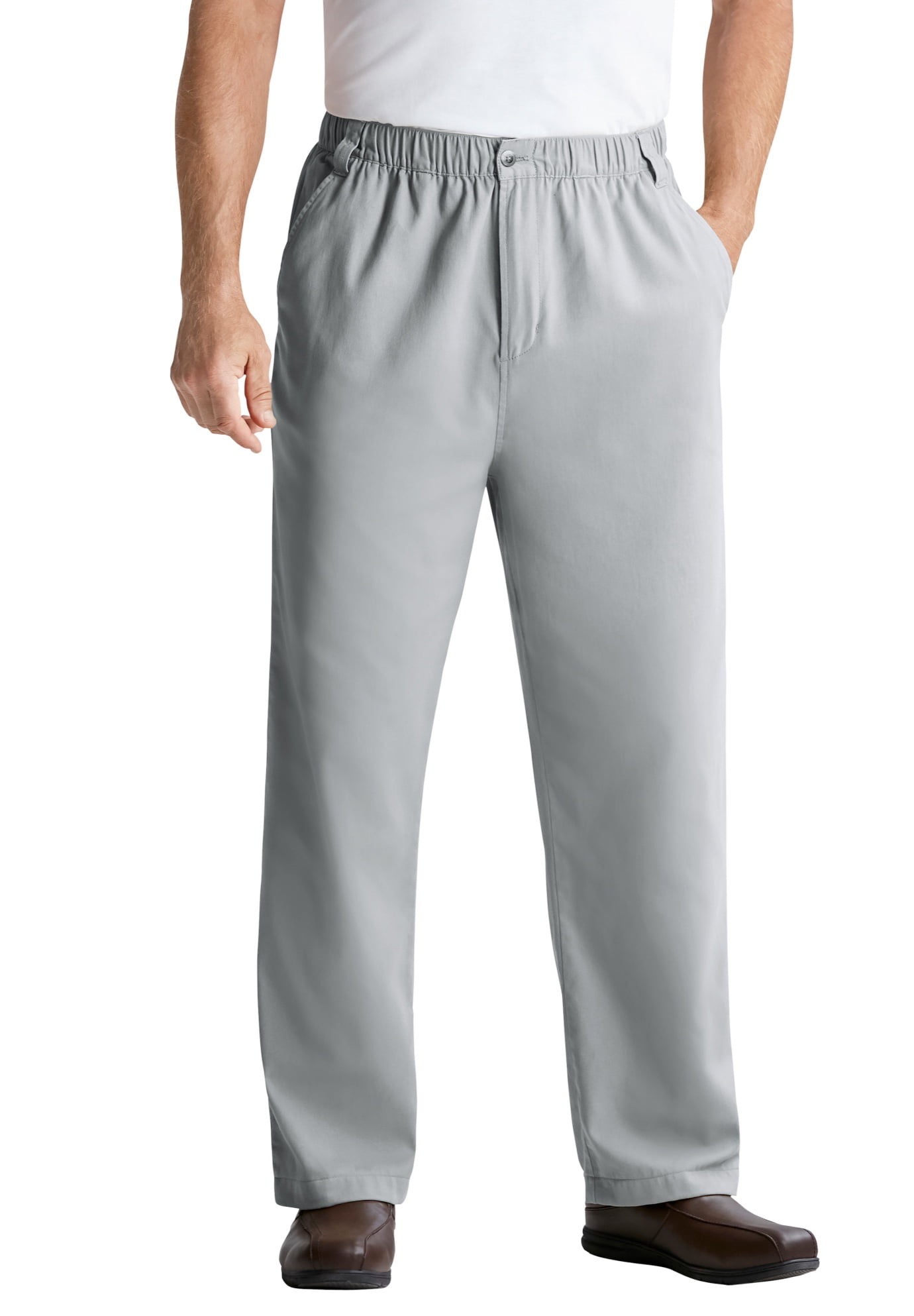 KingSize Men's Big & Tall Knockarounds Full-Elastic Waist Pants ...