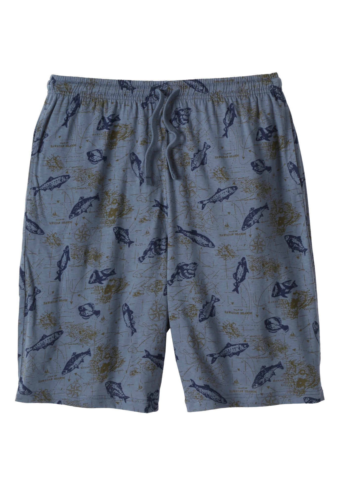 KingSize Men's Big & Tall Lightweight Jersey Pajama Shorts - Walmart.com
