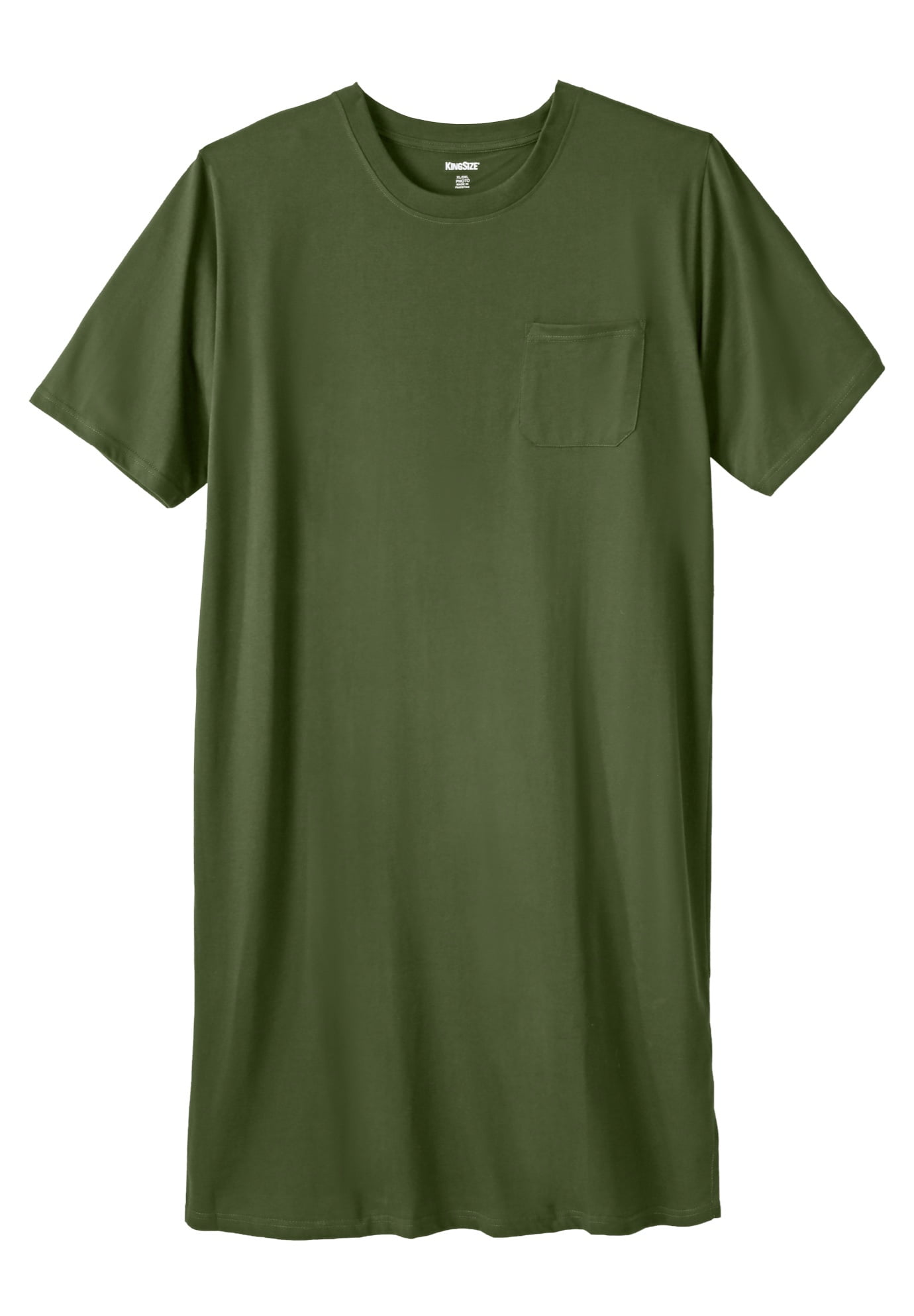 KingSize Men's Big & Tall Lightweight T-Shirt Nightshirt - Walmart.com