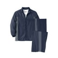 KingSize Men's Big & Tall Long Sleeve Colorblock Tracksuit - 4XL, Navy ...