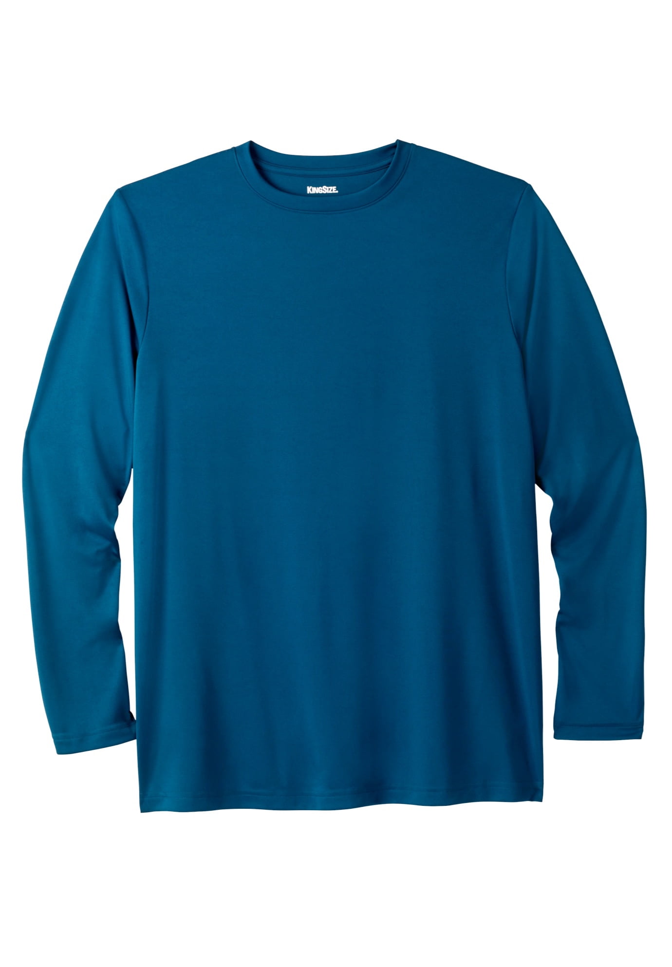 KingSize Men's Big & Tall No Sweat Long-Sleeve Crewneck Tee - Walmart.com