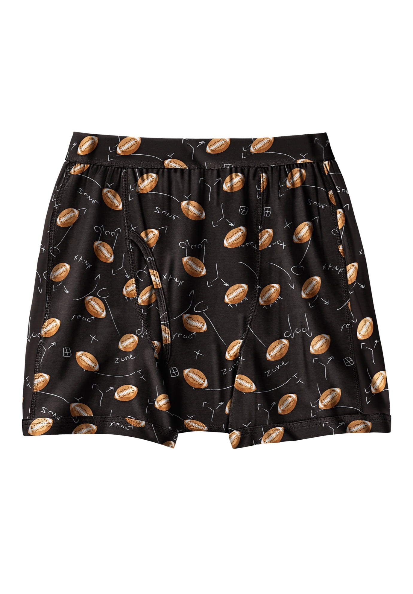 KingSize Men's Big & Tall Patterned Boxer Briefs - Walmart.com