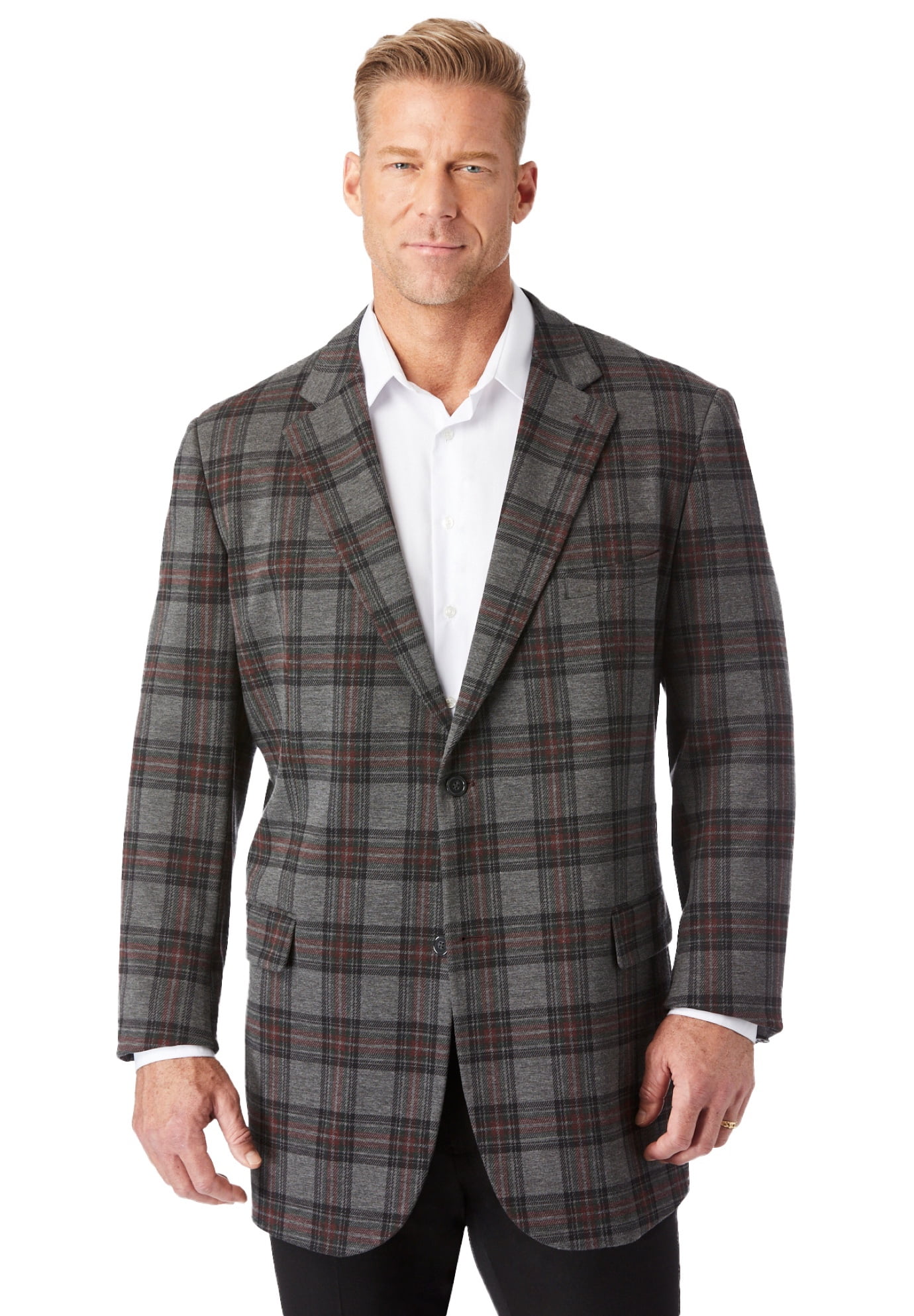 KingSize Men's Big & Tall Ponte Stretch Knit Blazer - Walmart.com
