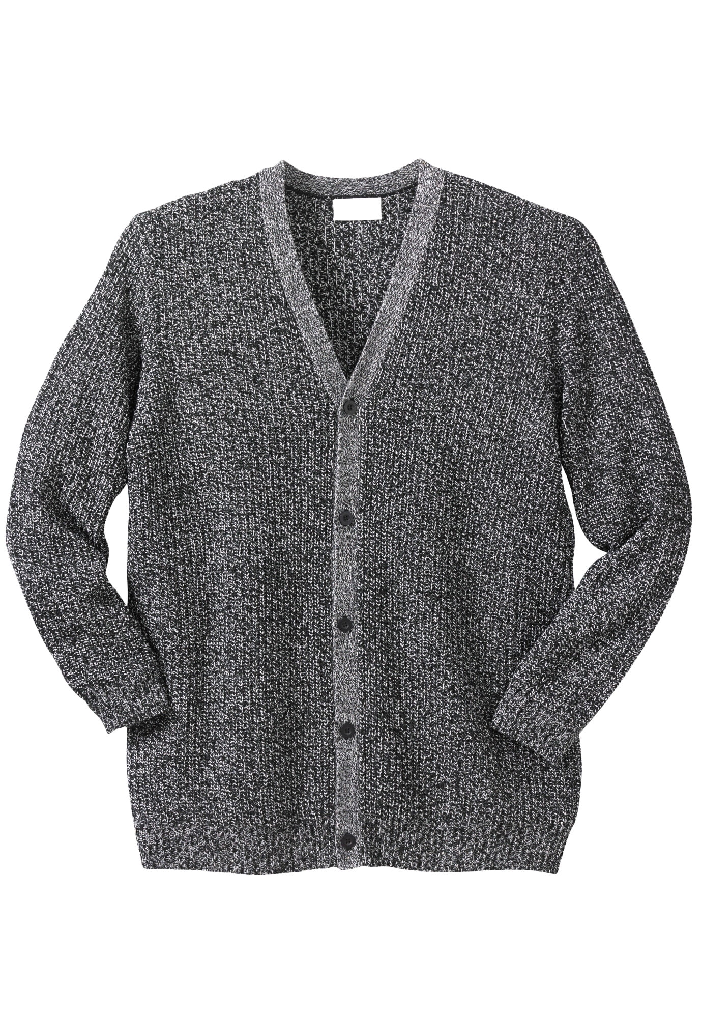 KingSize Men's Big & Tall Shaker Knit V-Neck Cardigan Sweater - Walmart.com