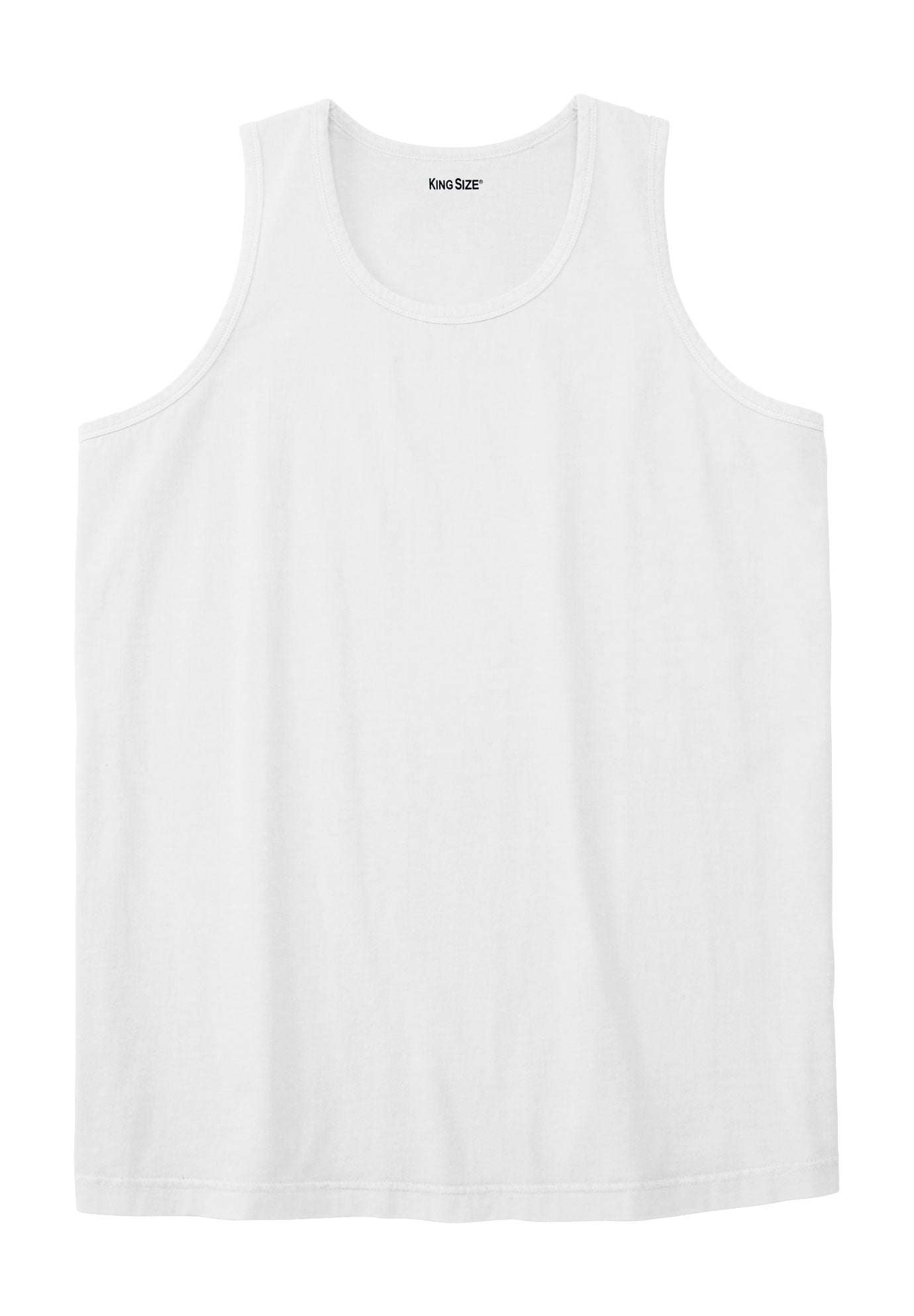 KingSize Men's Big & Tall Shrink-Less Lightweight Tank - Walmart.com