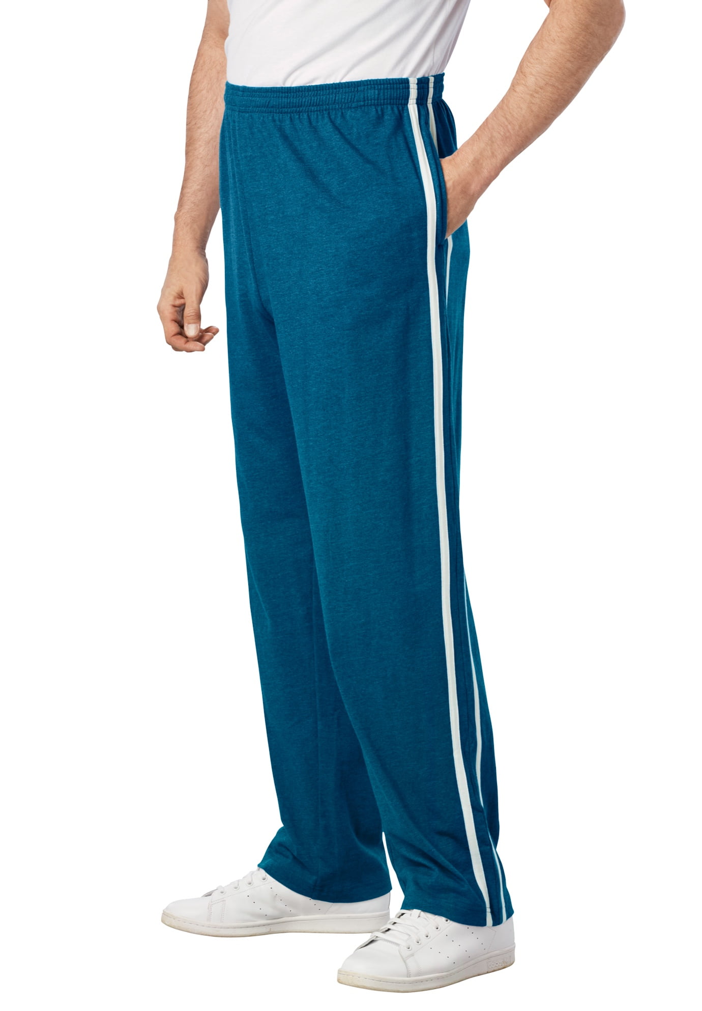 KingSize Men's Big & Tall Striped Lightweight Sweatpants - Walmart.com