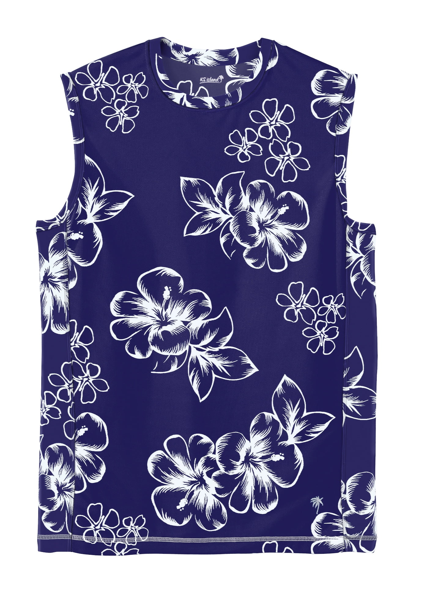 KingSize Men's Big & Tall Cling-Free Swim Muscle Tank - Walmart.com