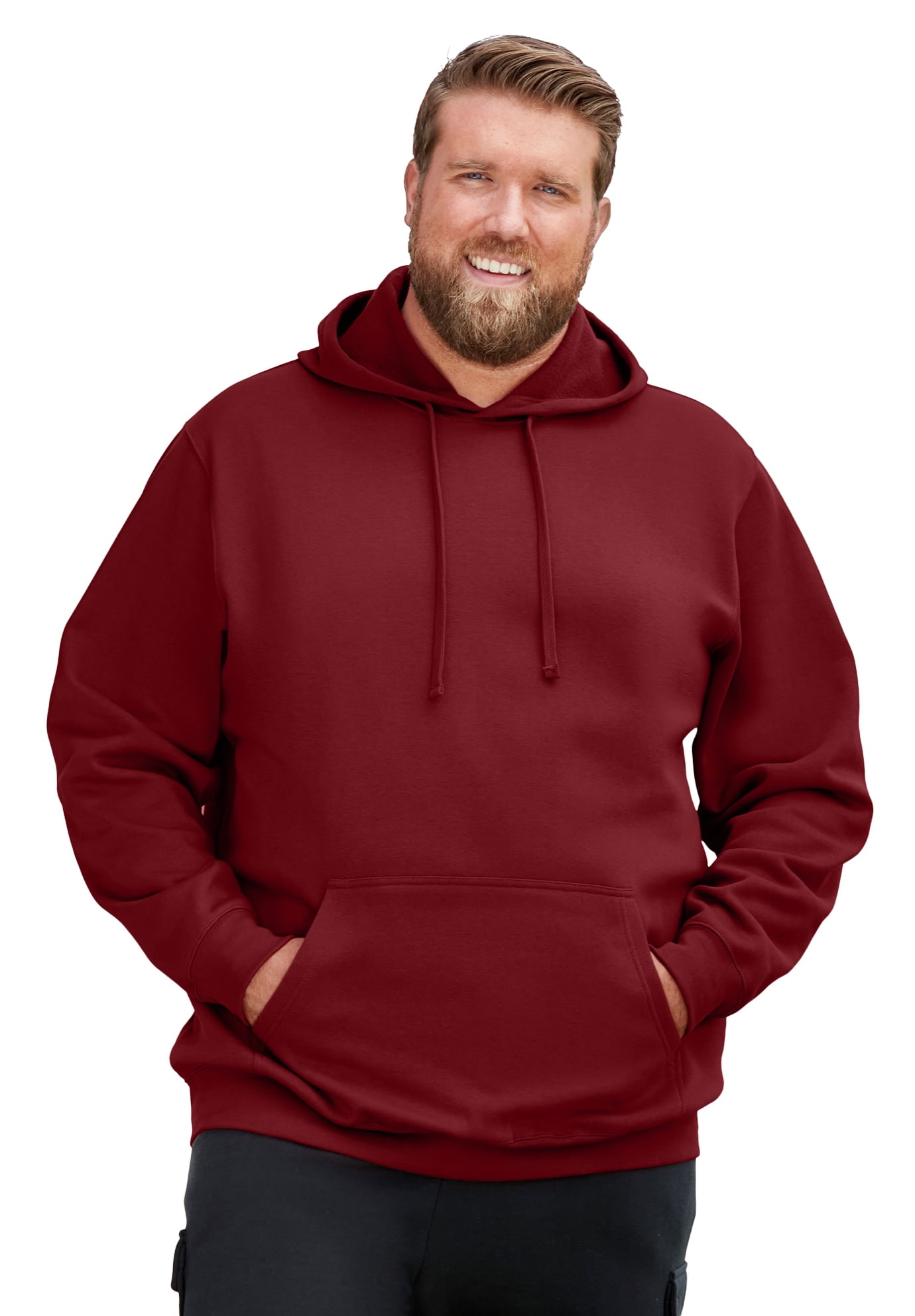KingSize Men's Big & Tall Ultra-Comfort Fleece Pullover - Walmart.com