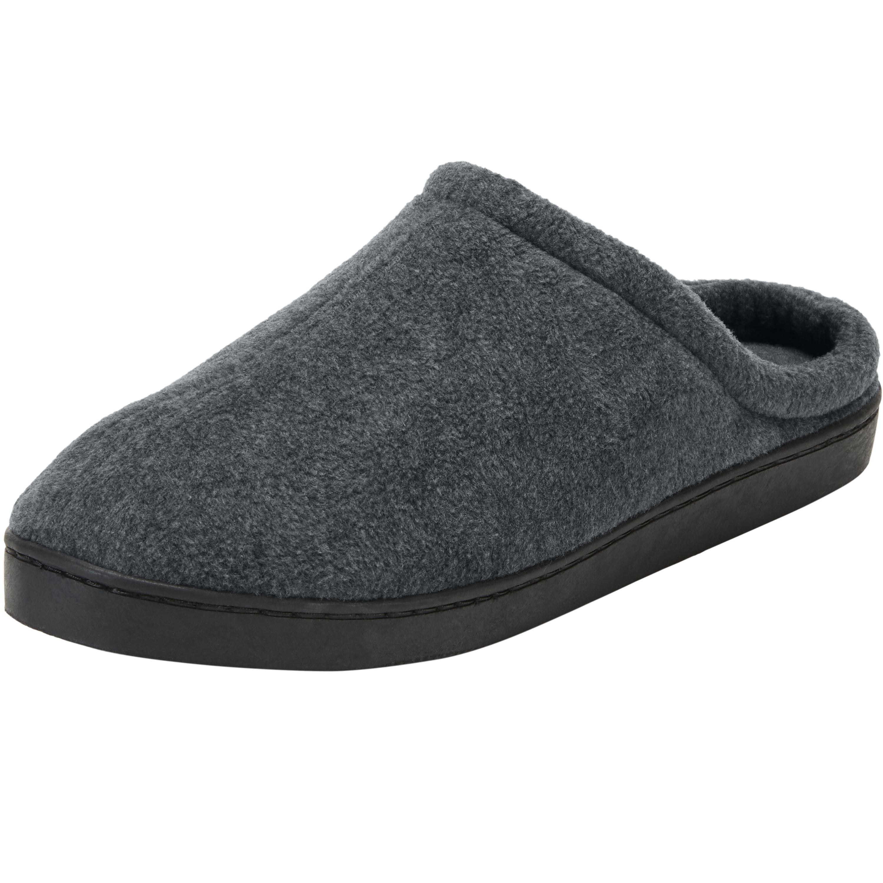 KingSize Men's Fleece Clog Slippers - Walmart.com