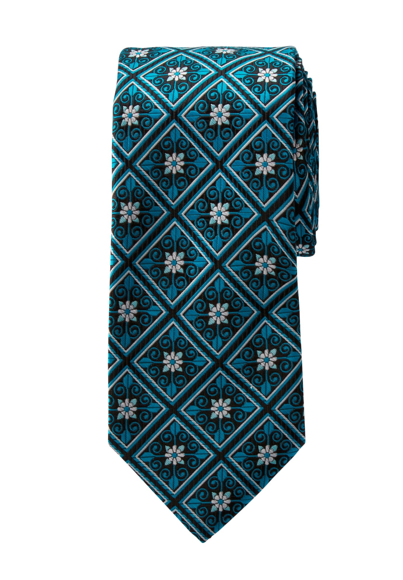 KingSize Men's KS Signature Collection Extra Long Classic Fancy Tie ...