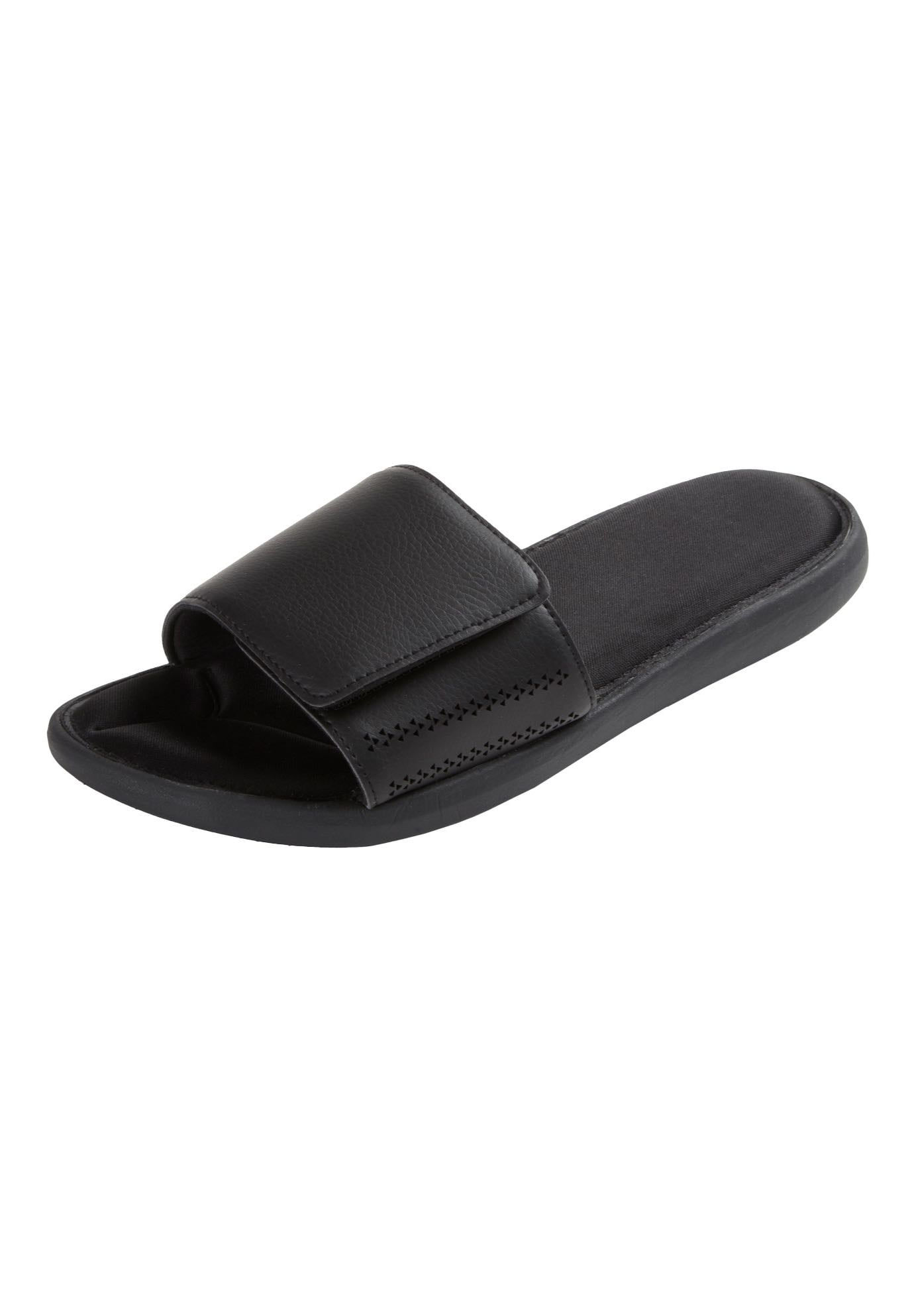 KingSize Men's Memory Foam Slide Sandal - Walmart.com