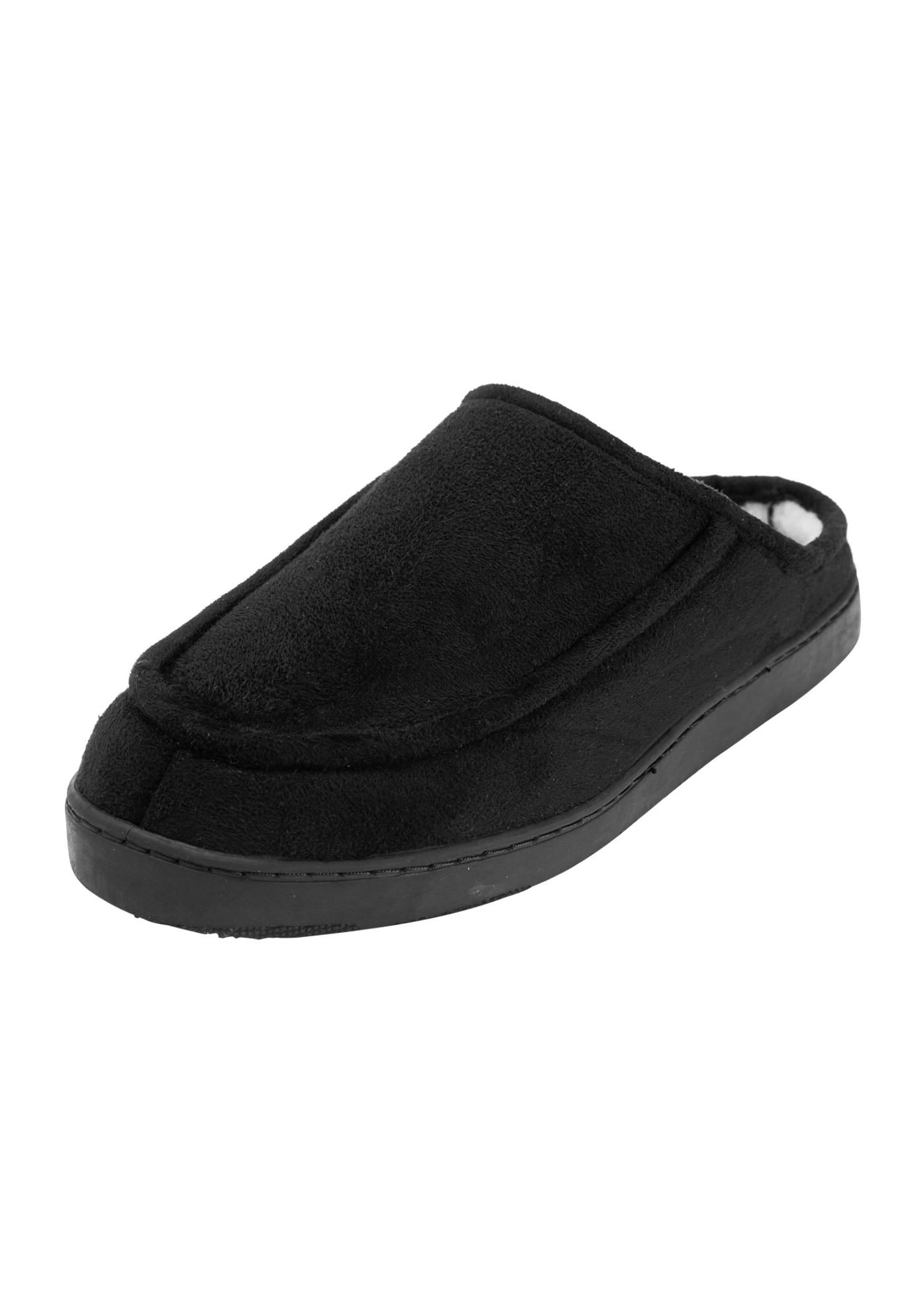 KingSize Men's Microsuede Clog Slippers - Walmart.com