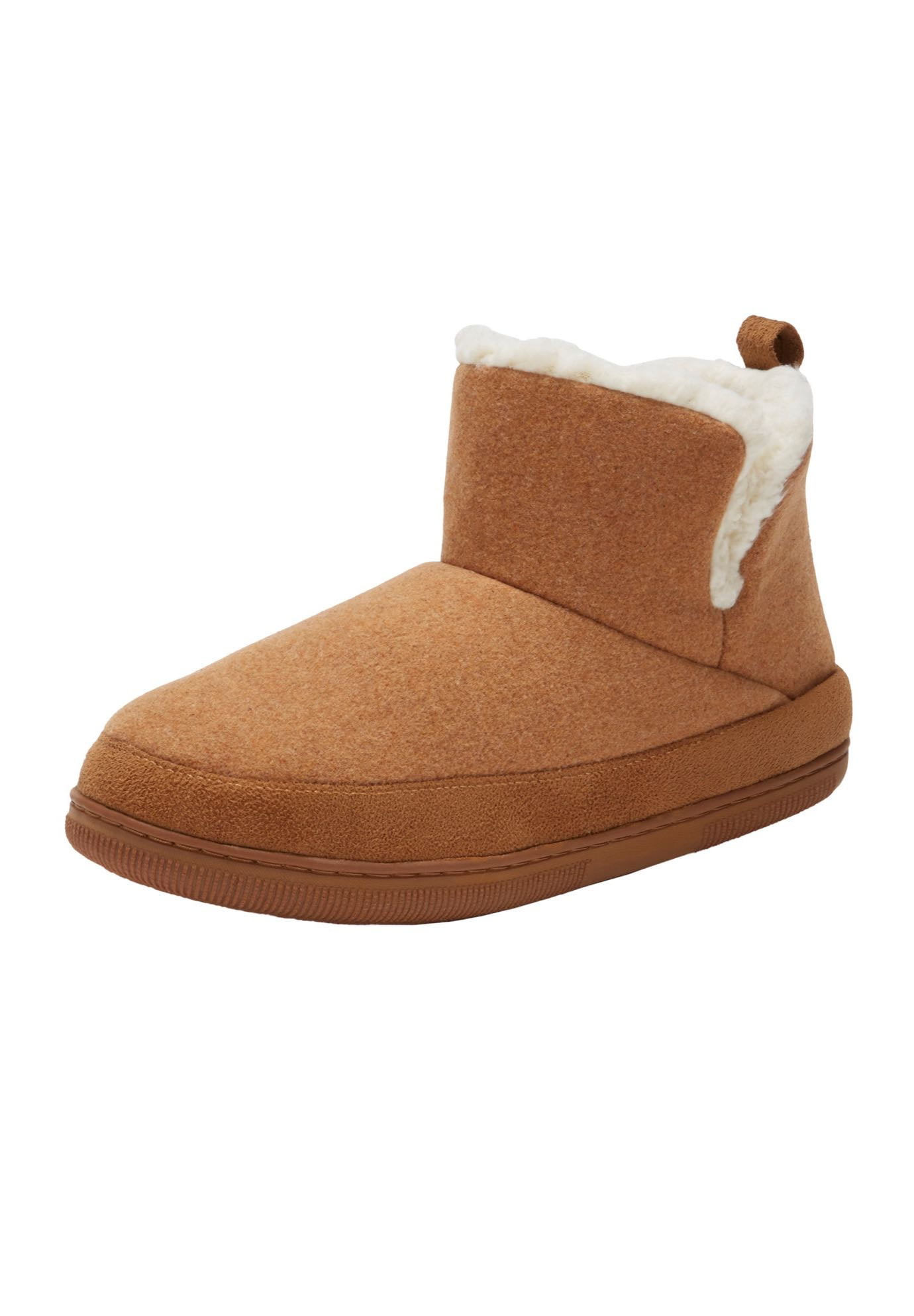 KingSize Men's Sherpa Lined Comfort Slipper Boot - Walmart.com