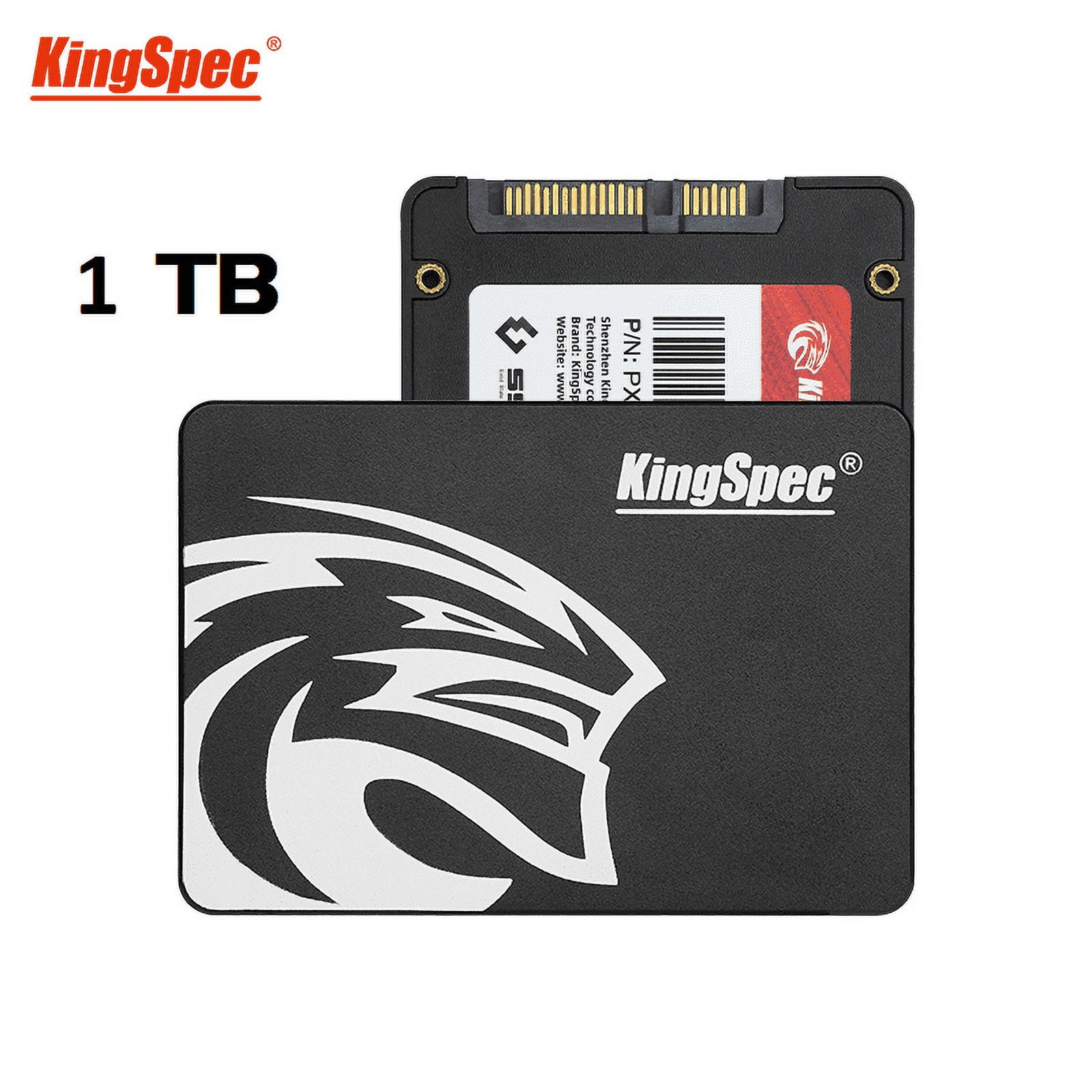 KingSpec 1TB 2.5" SATA3 SSD 3D NAND Flash Internal Solid State Drive ...