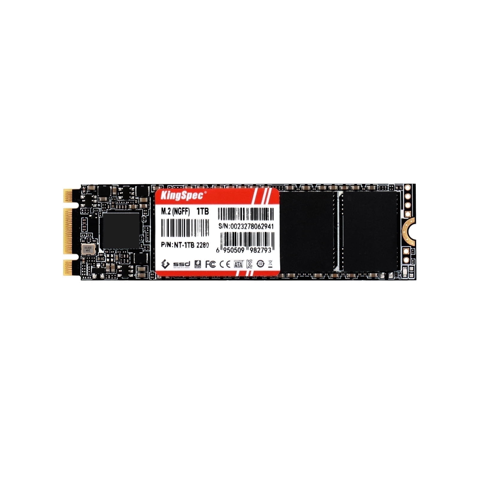 KingSpec 1TB M.2 SATA SSD SATA III 6Gbps Ultra-Slim Internal M2 2280 ...