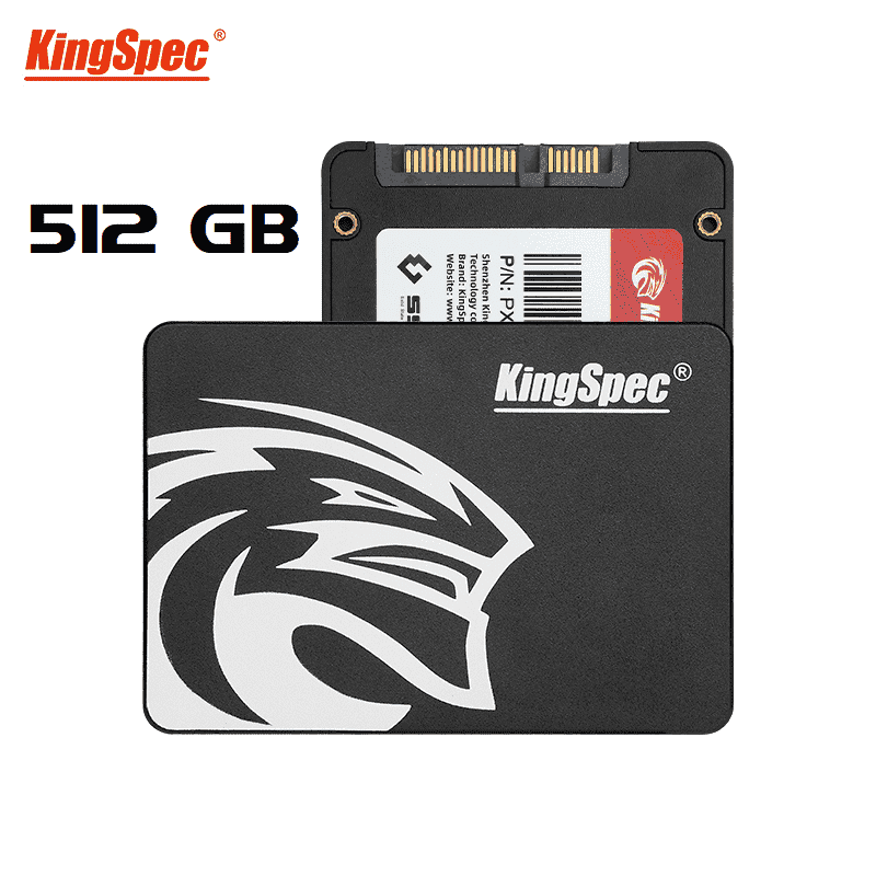 KingSpec 512GB 2.5" SATA3 SSD 3D NAND Flash Internal Solid State Drive ...