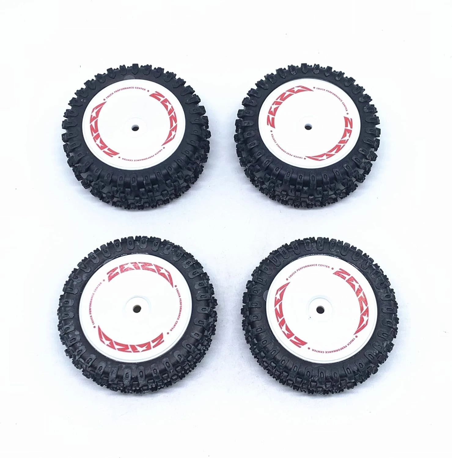 KingVal Replacement Front and Rear Wheel Tire Combo RC Spare Parts ...