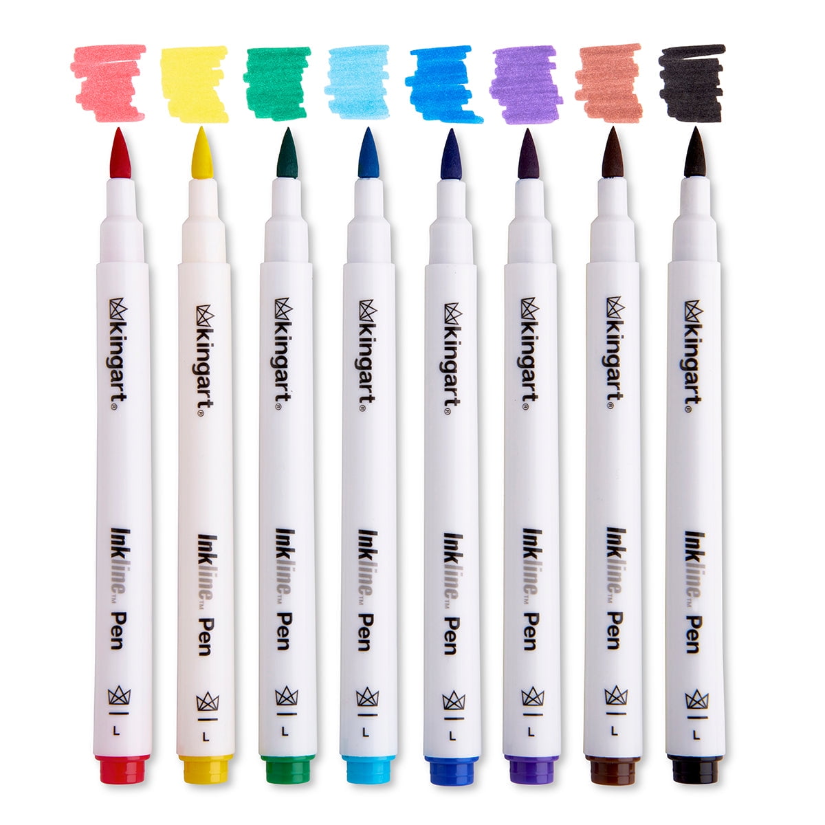 Kingart Inkline Fine Line Art & Graphic Pens, Archival Japanese Ink ...