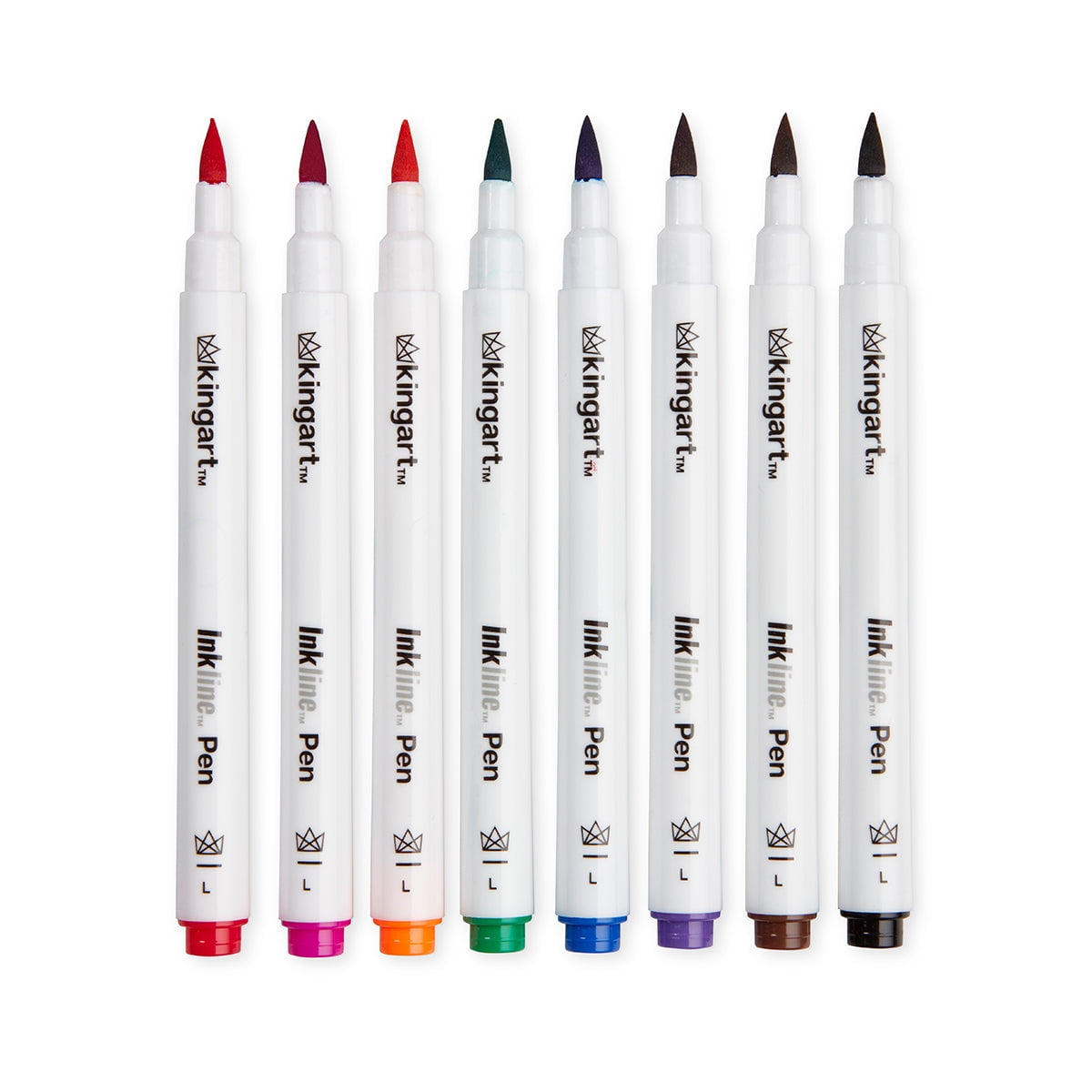Kingart Inkline Fine Line Art & Graphic Pens, Archival Japanese Ink ...