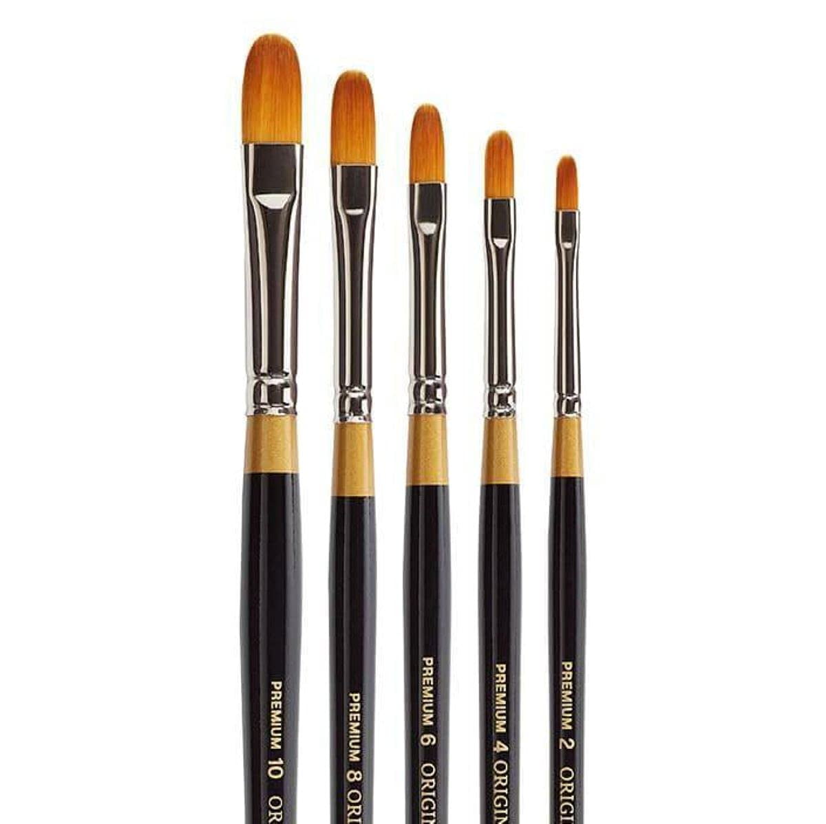 Kingart Original Gold® 9500 Filbert Series, Premium Golden Taklon ...