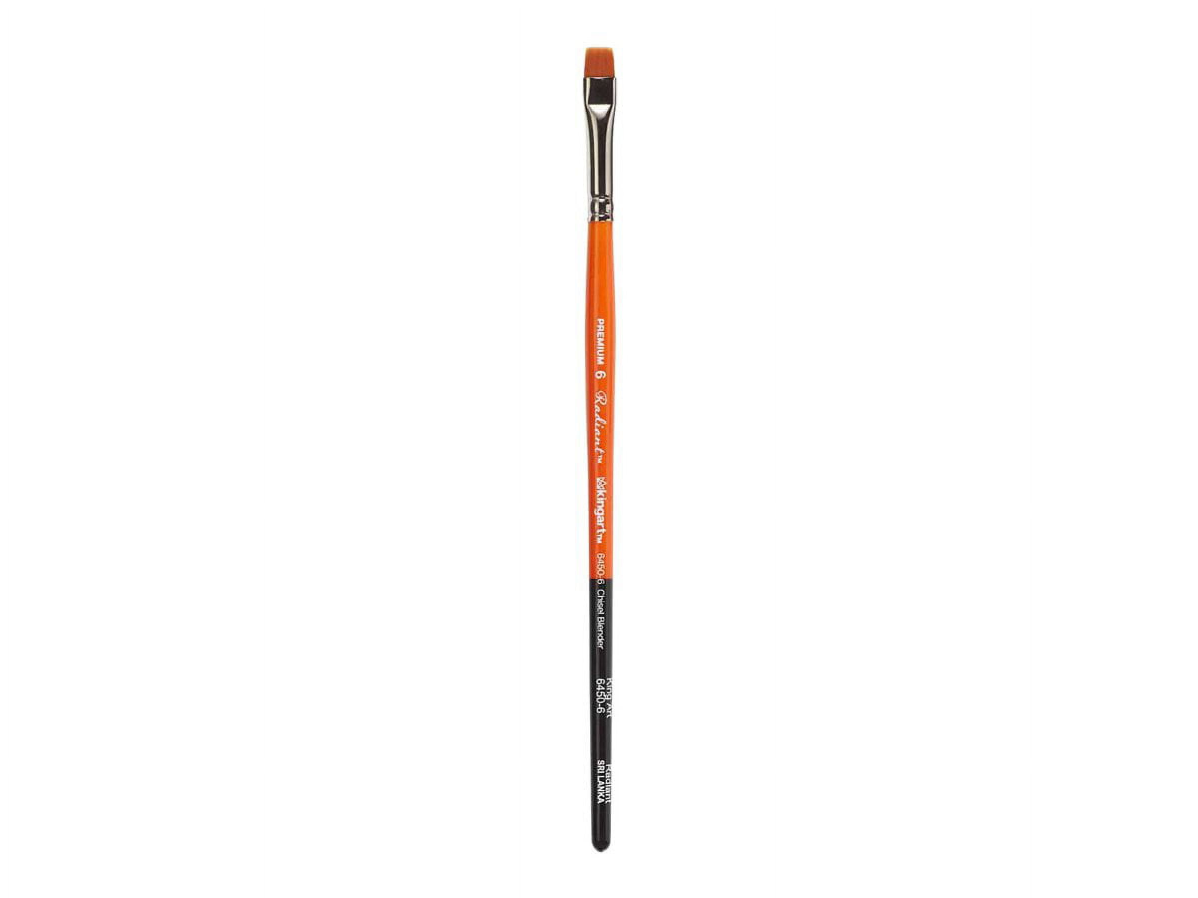Kingart Radiant Premium - Paint brush - chisel blender - size: 6 ...