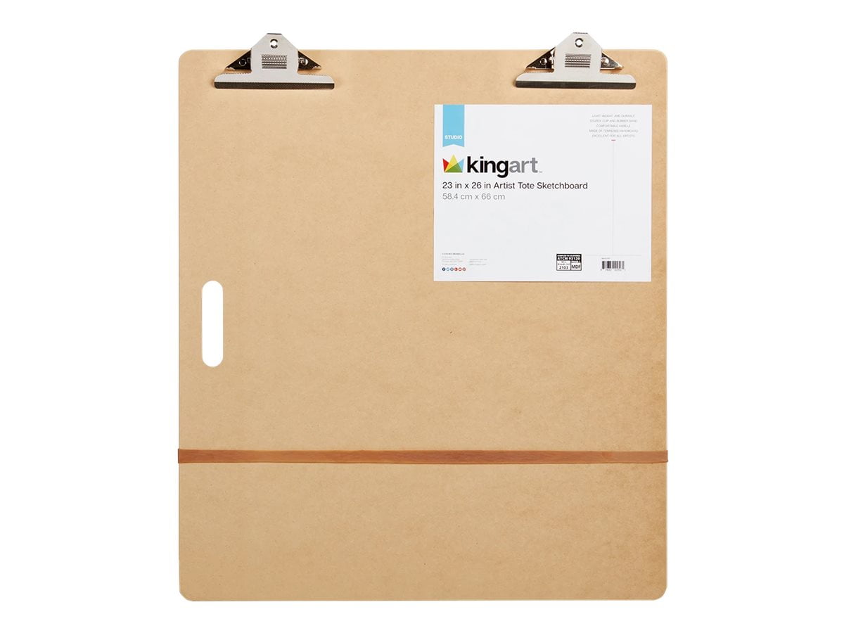 Kingart Studio Artist Sketch Tote Board 23" x 26", Great for Classroom ...