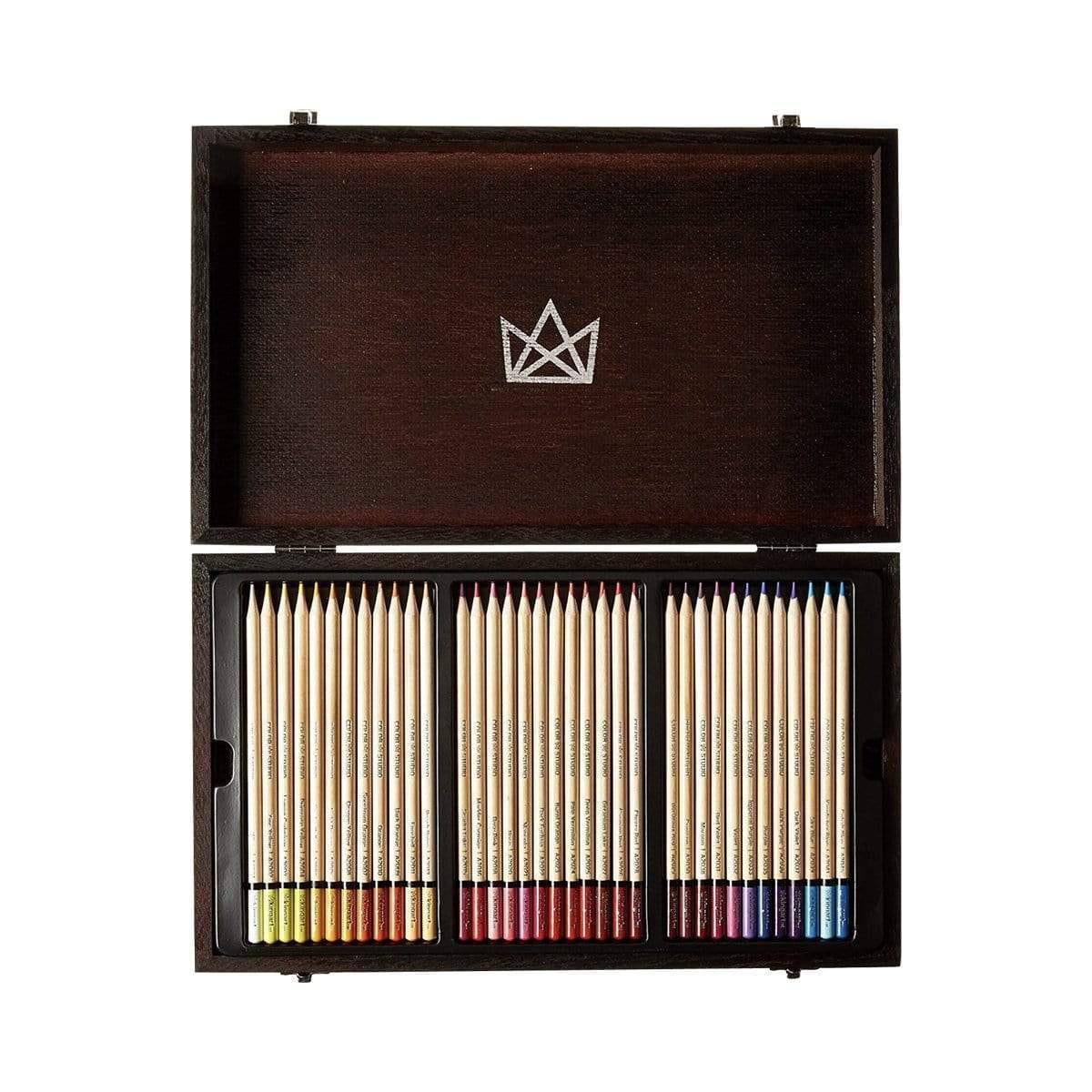 Kingart Studio Series, Colored Pencil Collection in Wood Case, 72 ...