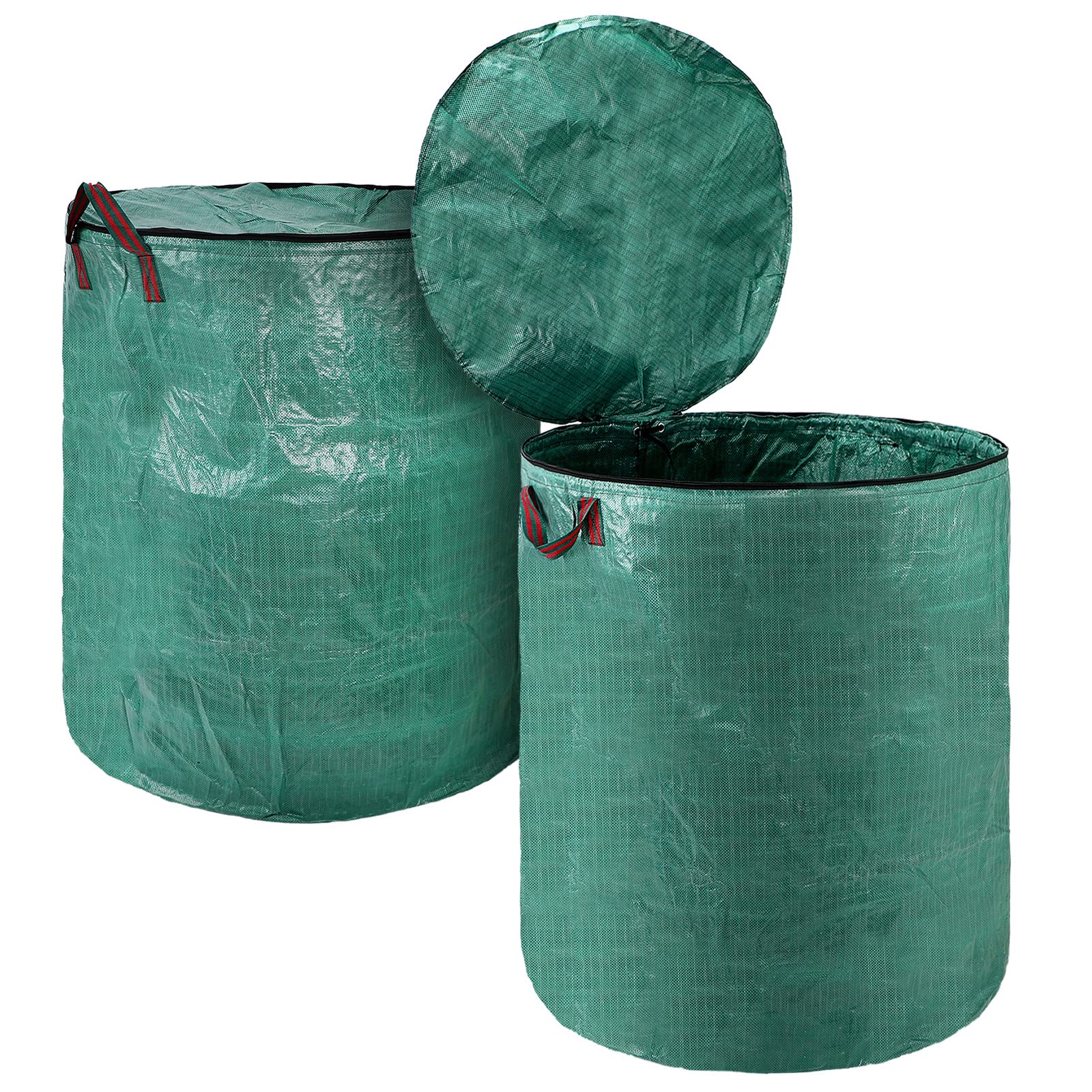 Kingdder 2 Pack 132 DHF10 Gallon Reusable Yard Waste Lid and Handle ...