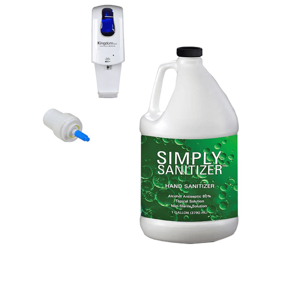 Kingdom Elite Series Touchless Hand Sanitizer Dispenser with 1 Gallon ...