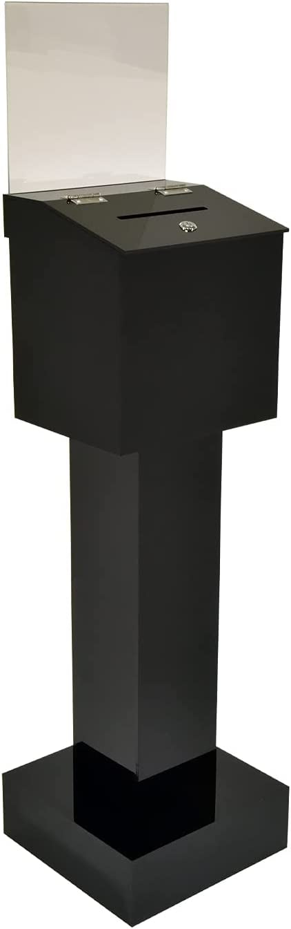 Kingdom Floor Standing Suggestion Box with Lock - Collection Box with ...