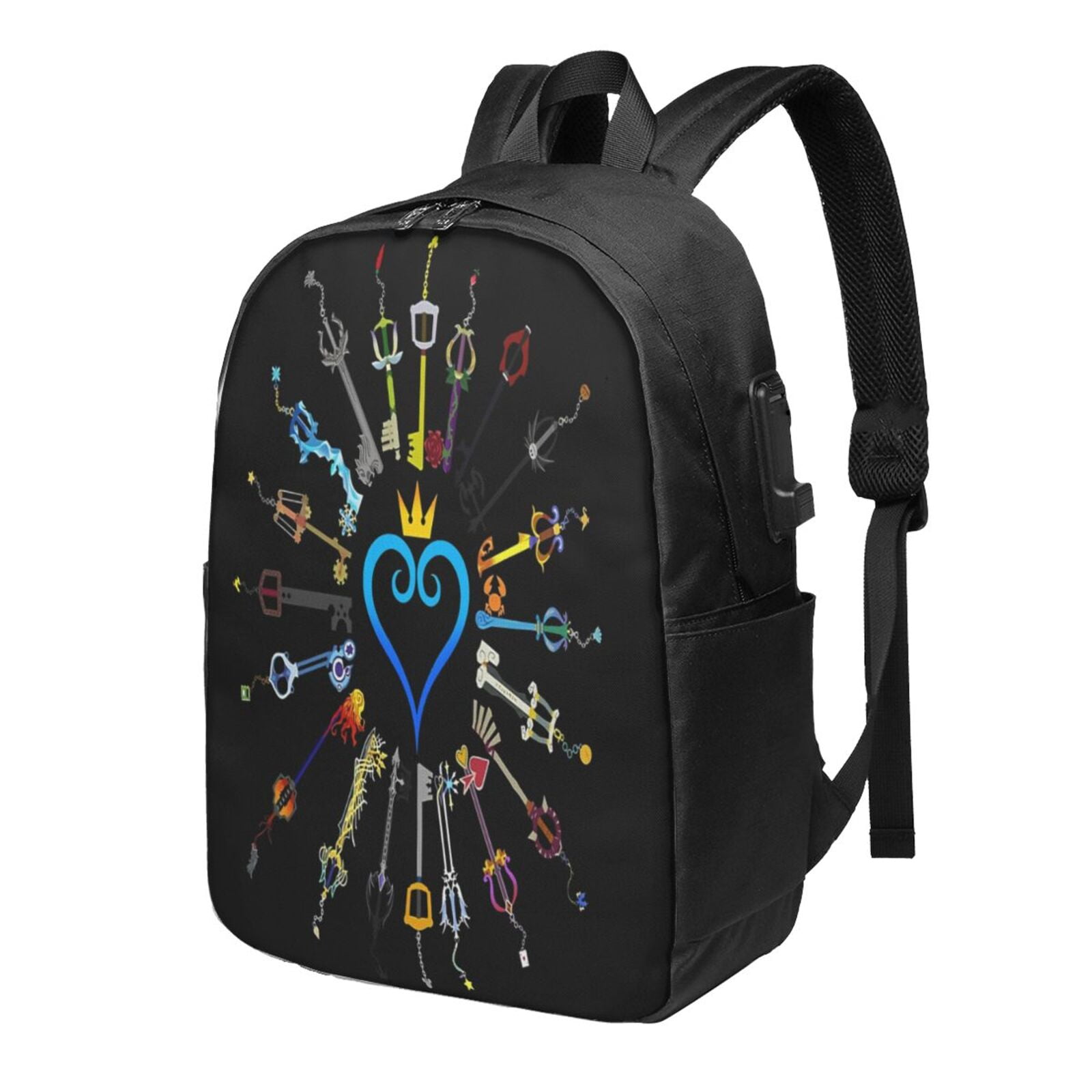 Kingdom Hearts Keyblades Backpack Fashion Travel Backpack Laptop ...