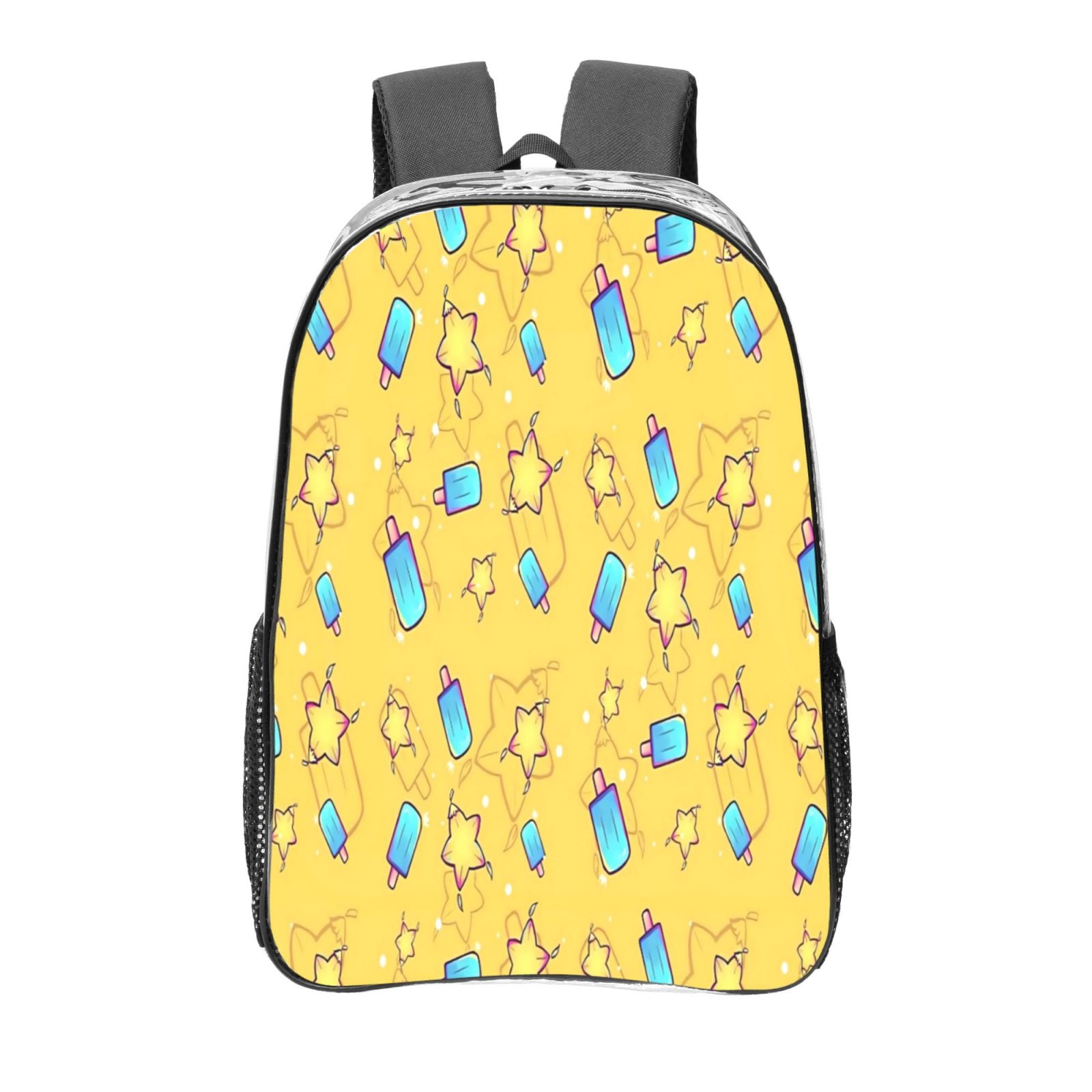 Kingdom Hearts Seasalt And Paopu Pattern Transparent Backpack Fashion ...