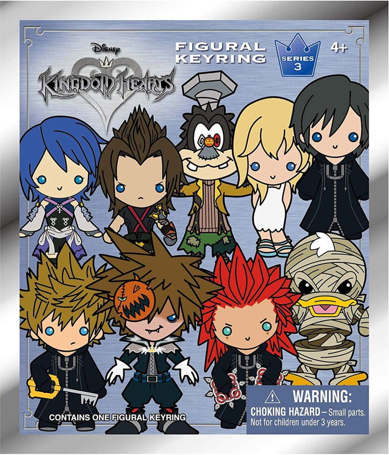 Disney Kingdom Hearts Series 3 Collectable 3D Figural Keychain Mystery ...