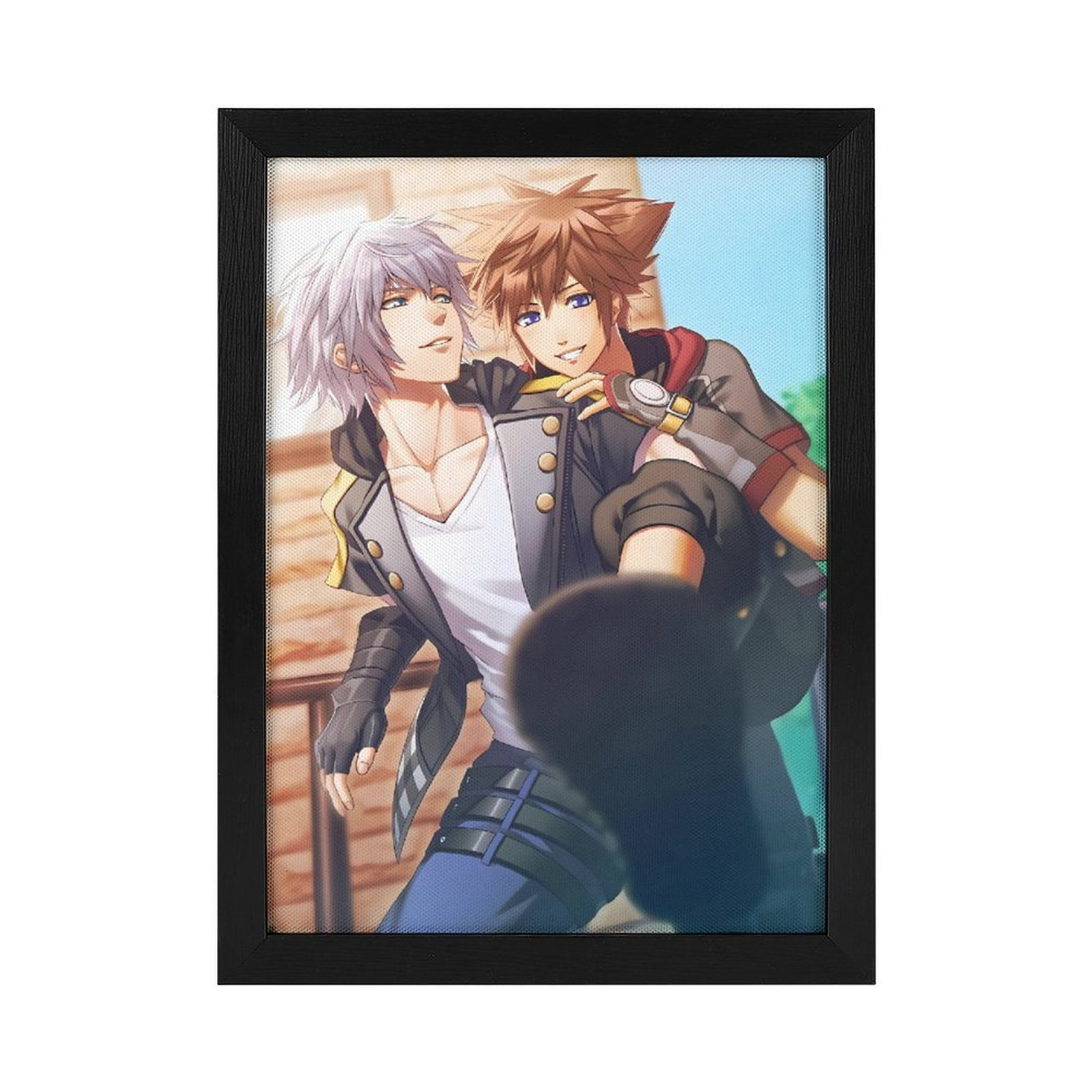 Kingdom Hearts Sora Exterior Frame Painting Decorative Canvas Painting ...