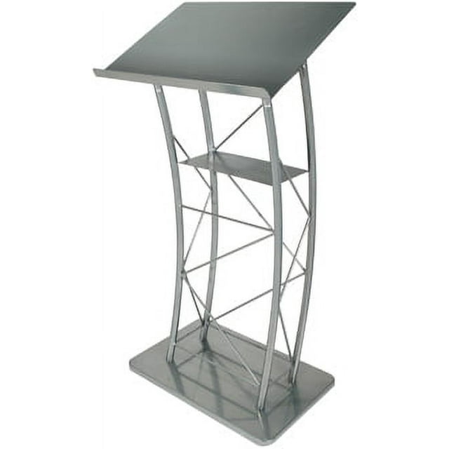 Kingdom Large Curved Metal Lectern with Durable Powder Coat Finish with ...