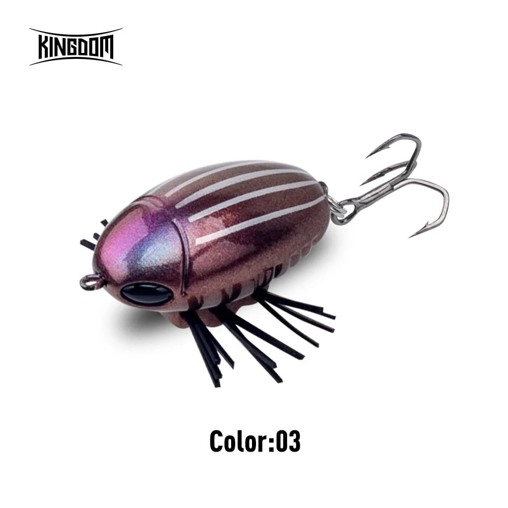 Kingdom Microbeetle 1.8g 3.3g Artificial Topwater Insect Fishing Lure ...