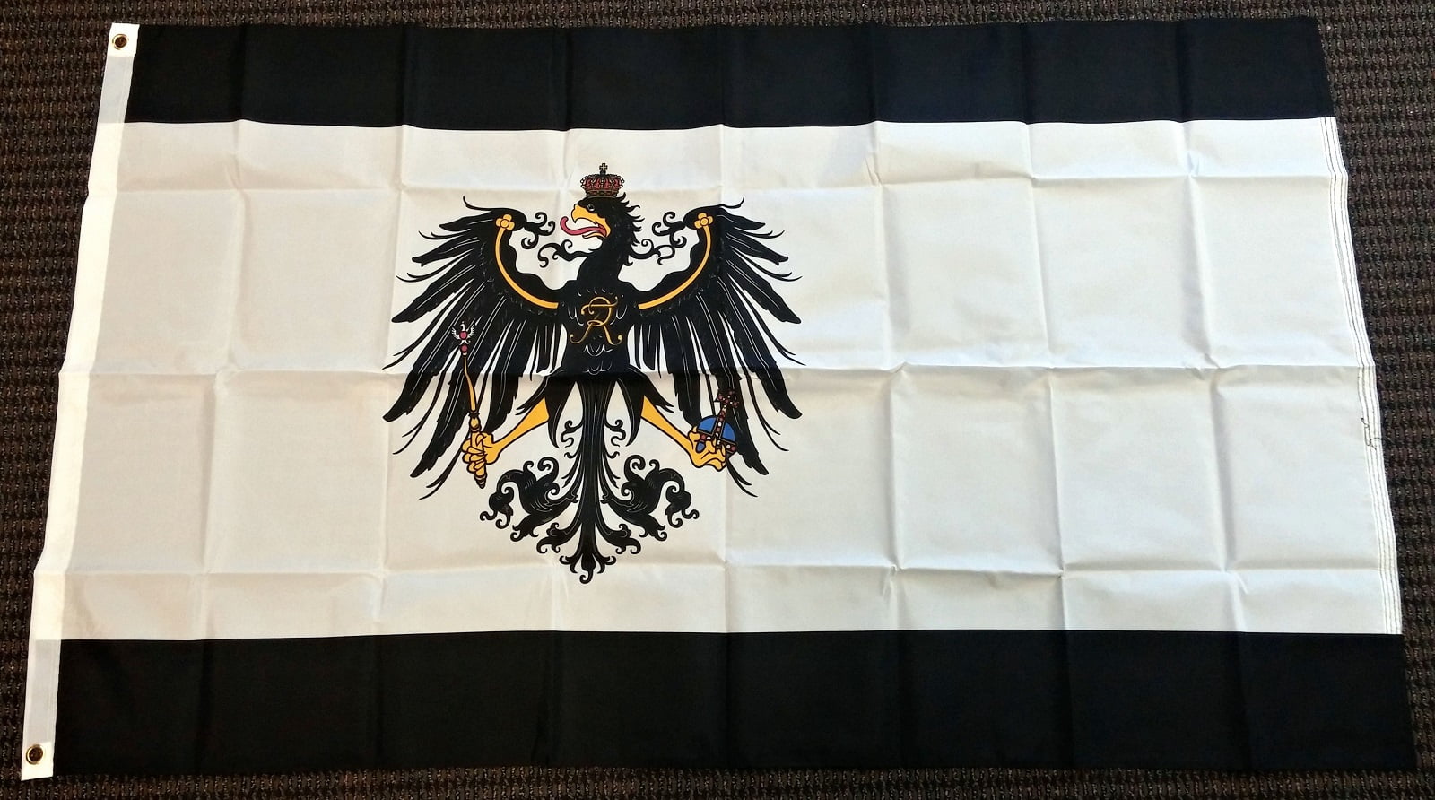 Kingdom of Prussia Polyester 3x5 Foot Flag Germany Banner Prussian ...