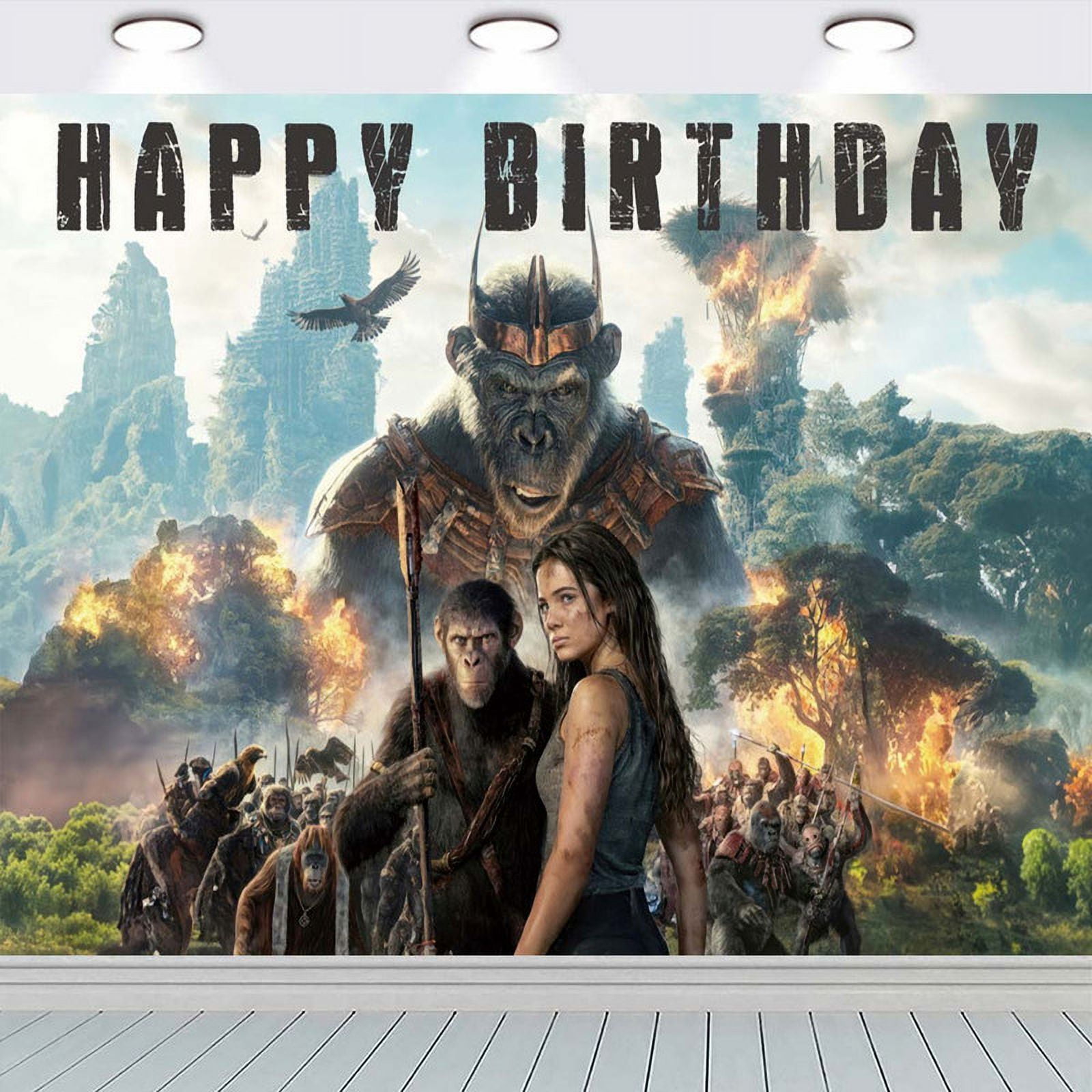 Kingdom of the Planet of the Apes Backdrop Party Supplies Taspestry ...