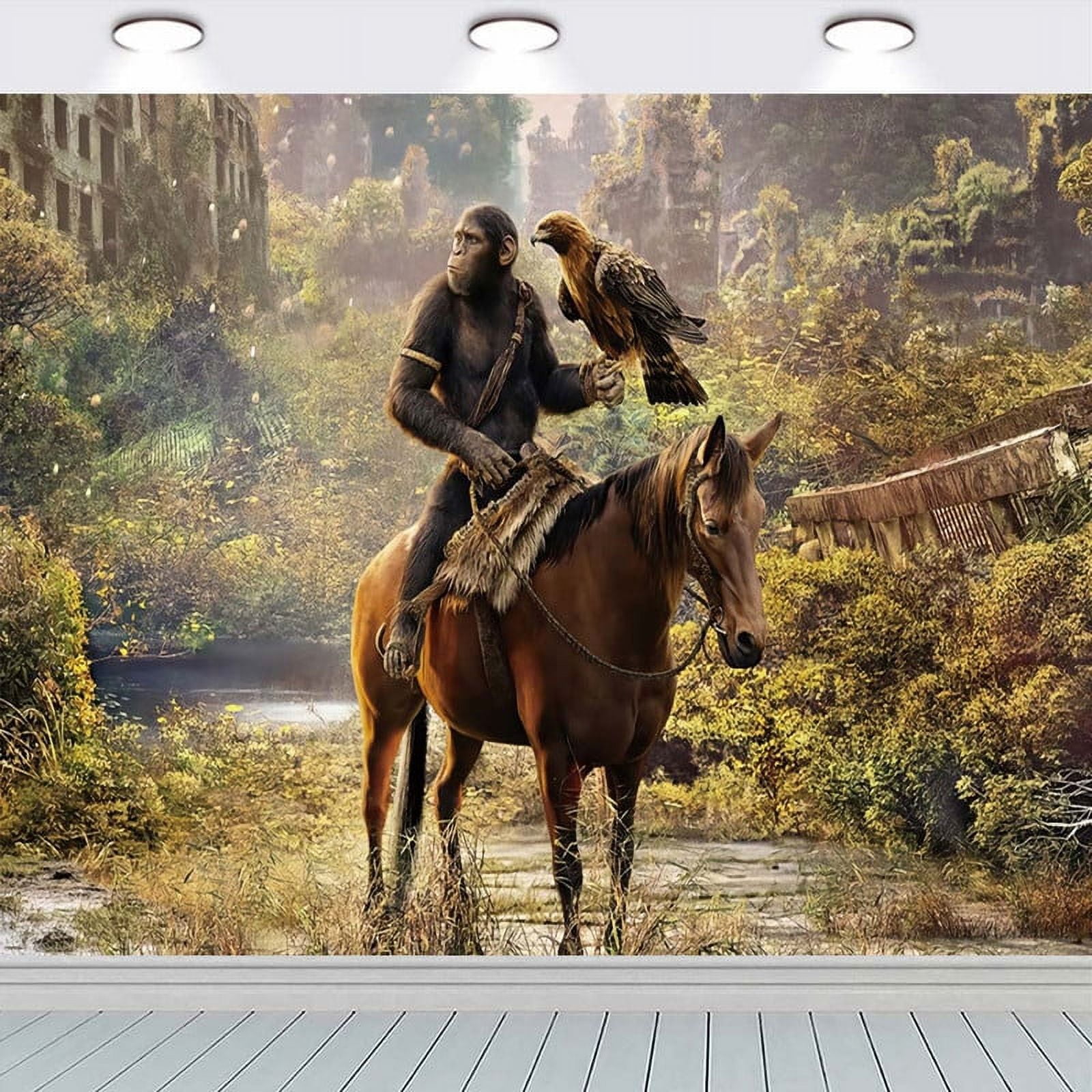 Kingdom of the Planet of the Apes Background Banner Birthday Backdrop ...